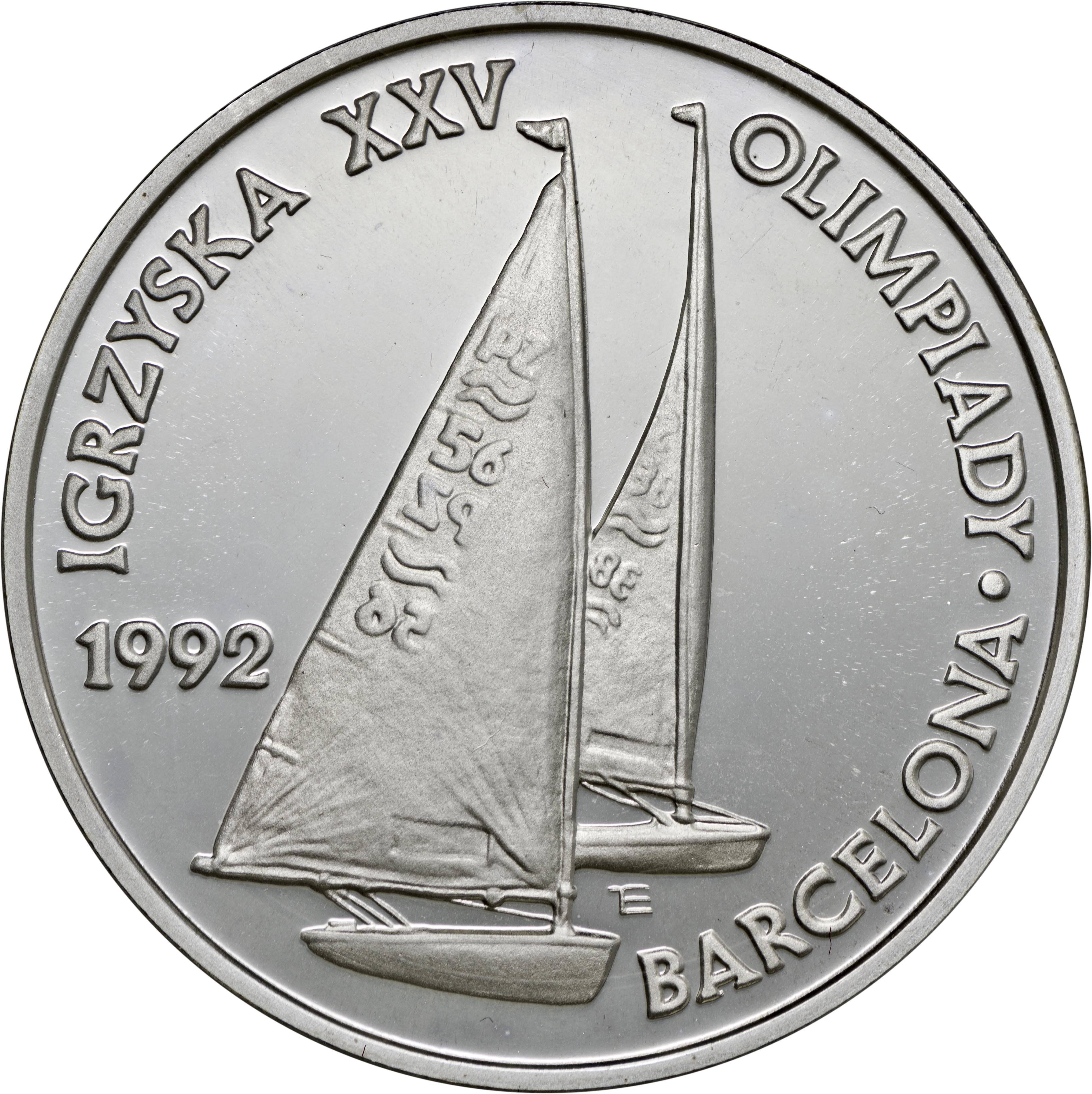 200 000 zł 1991, Igrzyska XXVV Olimpiady Barcelona 1992, Ag925 - Aukcja ...