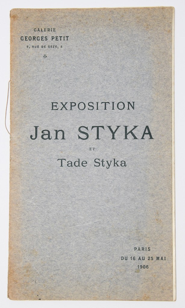 Catalogue des tableaux, pastels et dessins par Jan Styka et Tade Styka ...