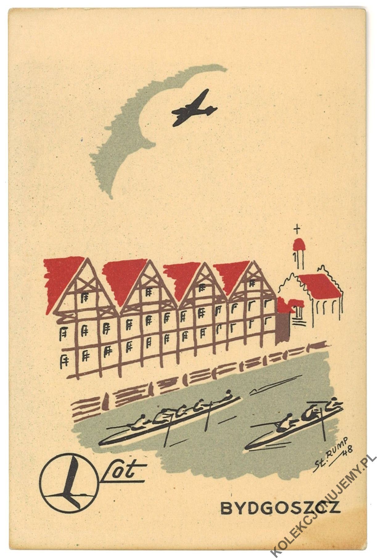 [Reklama LOT. Proj. Sł. Rump] BYDGOSZCZ. Nadbrzeże Brdy - Aukcja ...