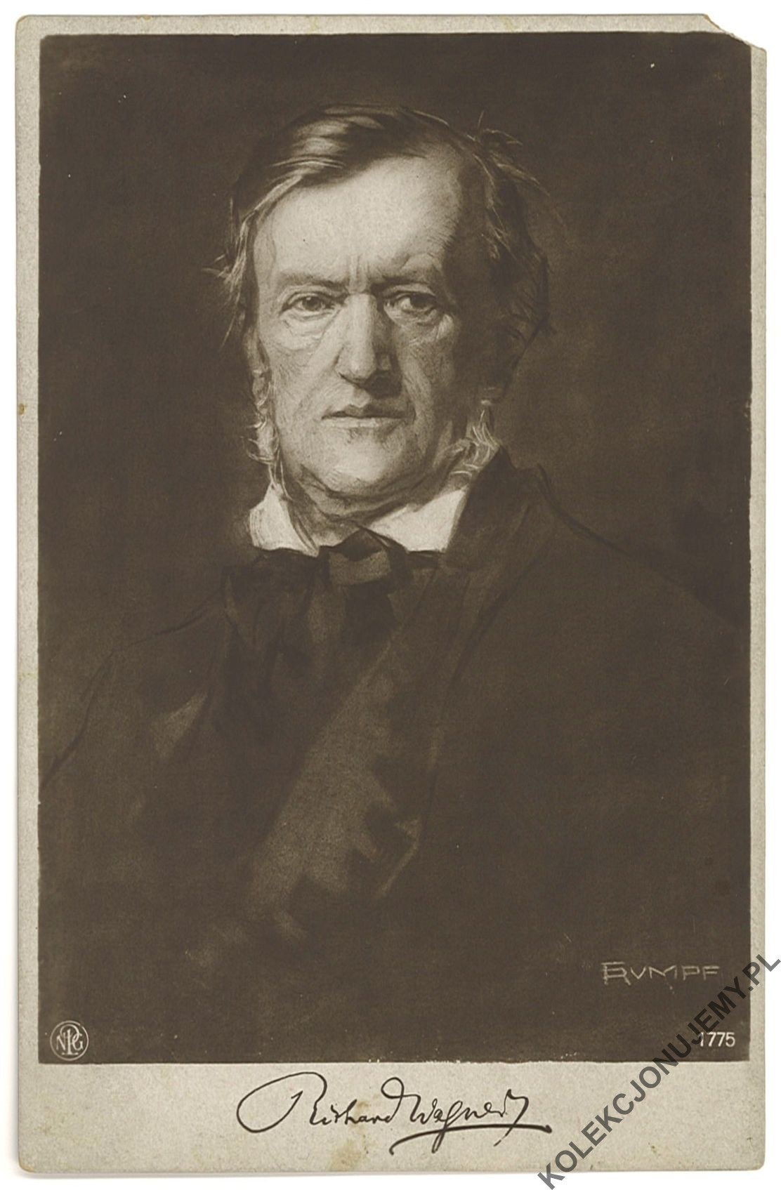 Richard Wagner, mal. Fritz Rumpf - Aukcja internetowa / Licytacja ...