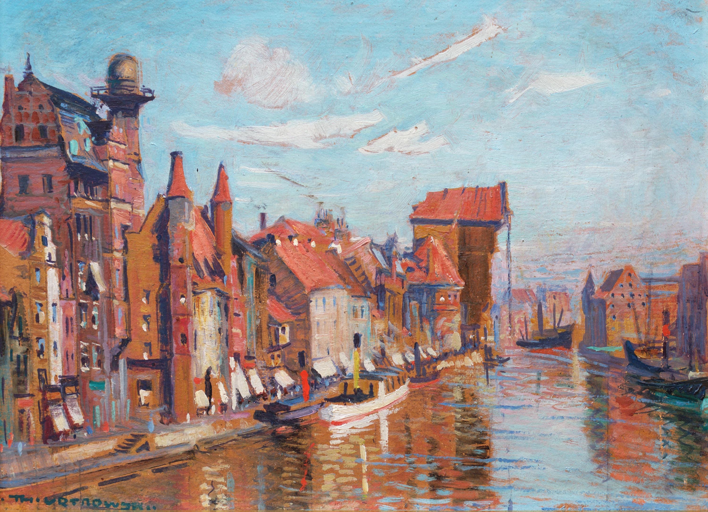 Theodor Urtnowski (1881 Toruń - 1963 Akwizgran), Długie Pobrzeże ...