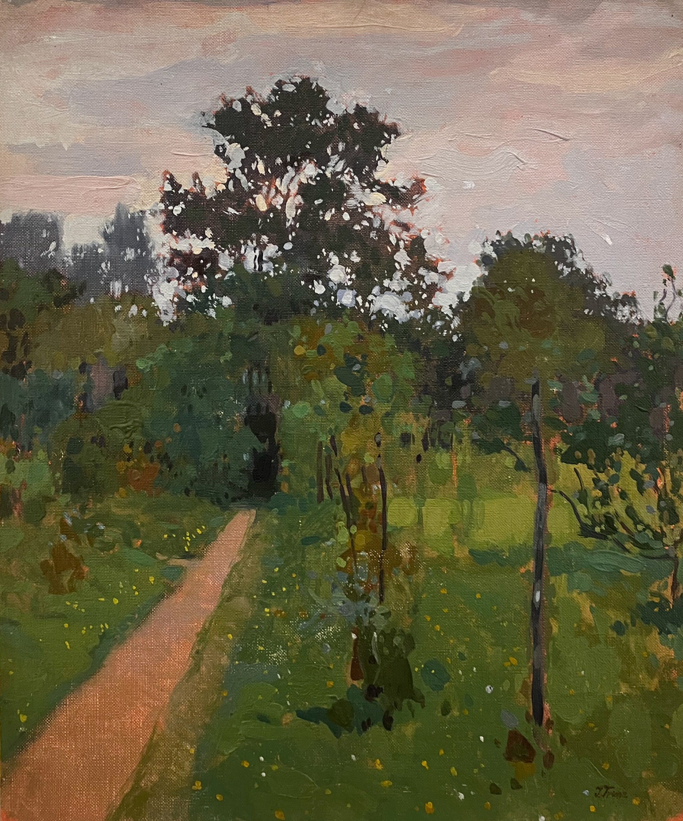 Iwan TRUSZ (1869-1941), Pejzaż - Aukcja internetowa / Licytacja online ...