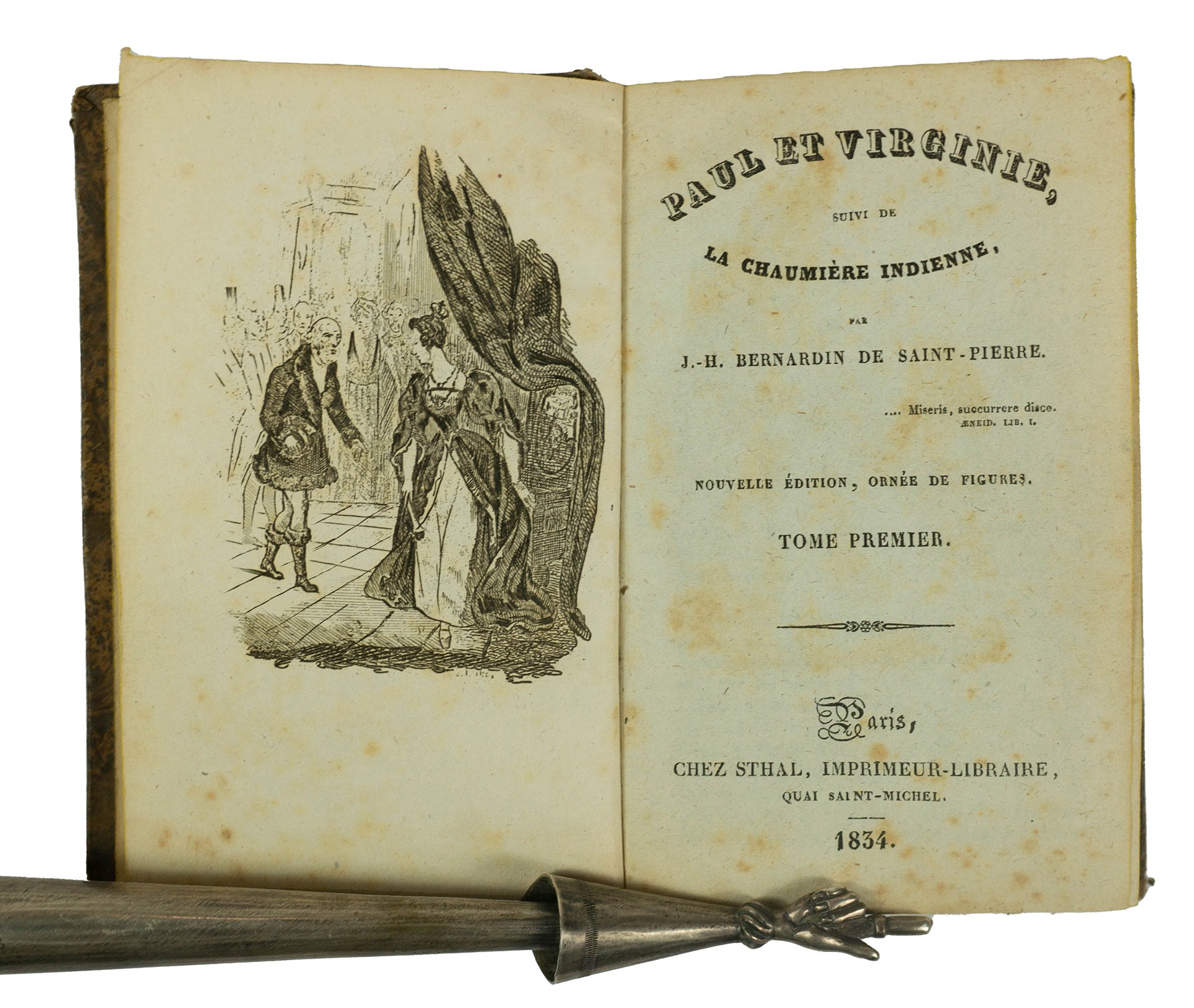 BERNARDIN DE SAINT-PIERRE Jacques Henri - Paul et Virginie la chaumiere ...