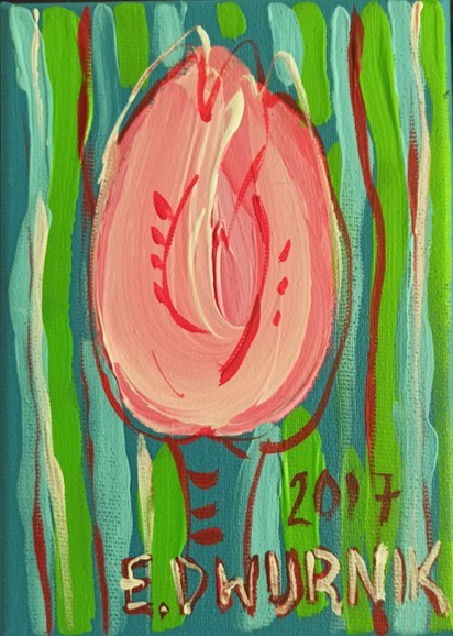 Edward Dwurnik, Tulipan, 2017 - Aukcja internetowa / Licytacja online - Cena - OneBid