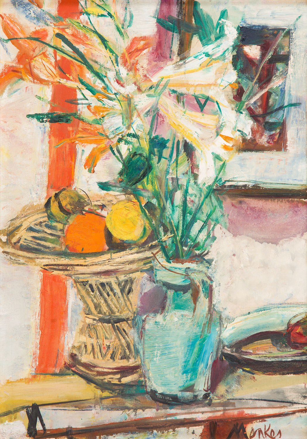 Zygmunt Józef Menkes (1896 Lviv - 1986 Riverdale, USA), Still life with ...