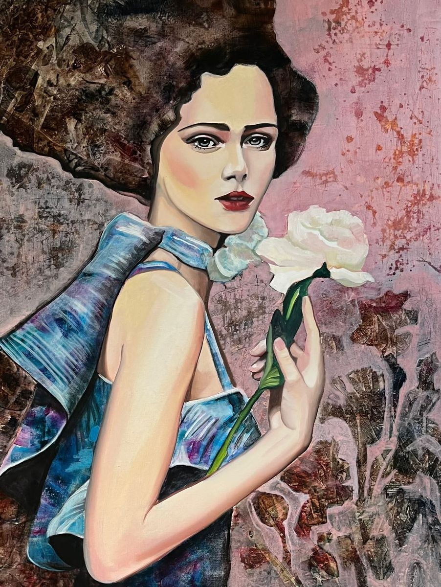 Elena Markova, White Rose, 2022 r. - Aukcja internetowa / Licytacja ...