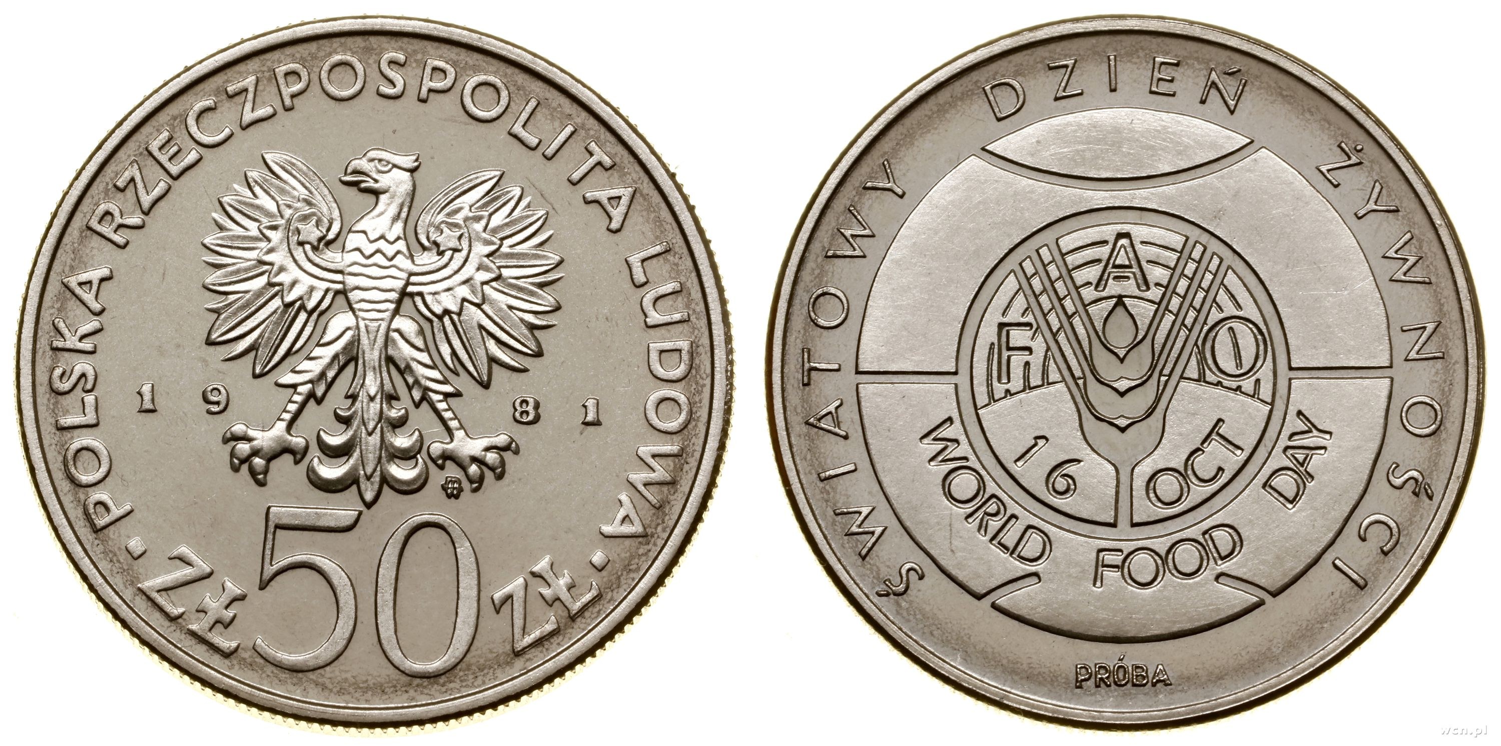 Polska, 50 złotych, 1981, Warszawa - Aukcja internetowa / Licytacja ...