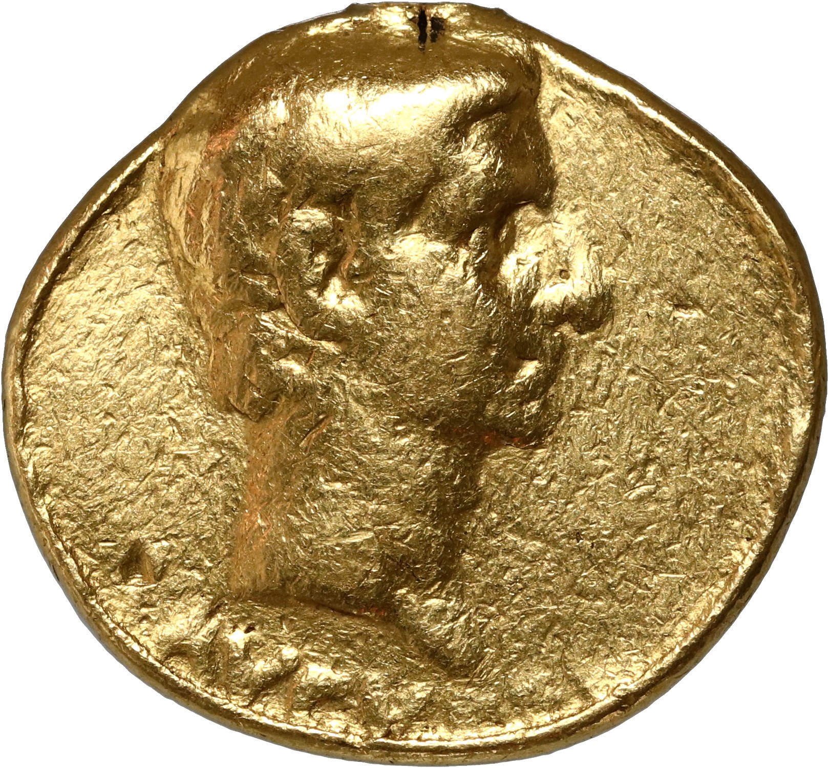 Cesarstwo Rzymskie, Oktawian, aureus 19-18 r. p.n.e., Pergamon, ARMENIA ...