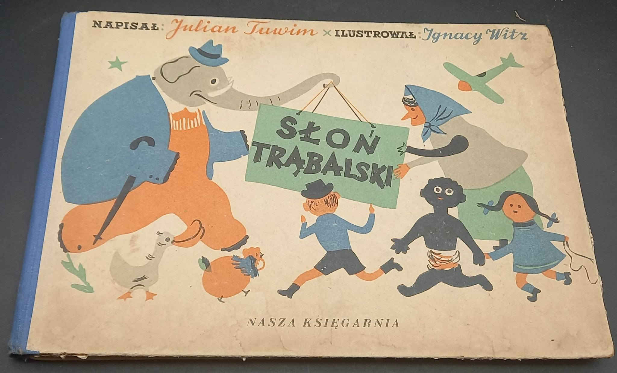 Julian Tuwim Słoń Trąbalski Ilustracje Ignacy Witz Wydanie II - Aukcja ...