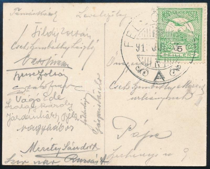 1910 Tildy Zoltán (1889-1961) leendő államfő és mások által aláírt mini ...