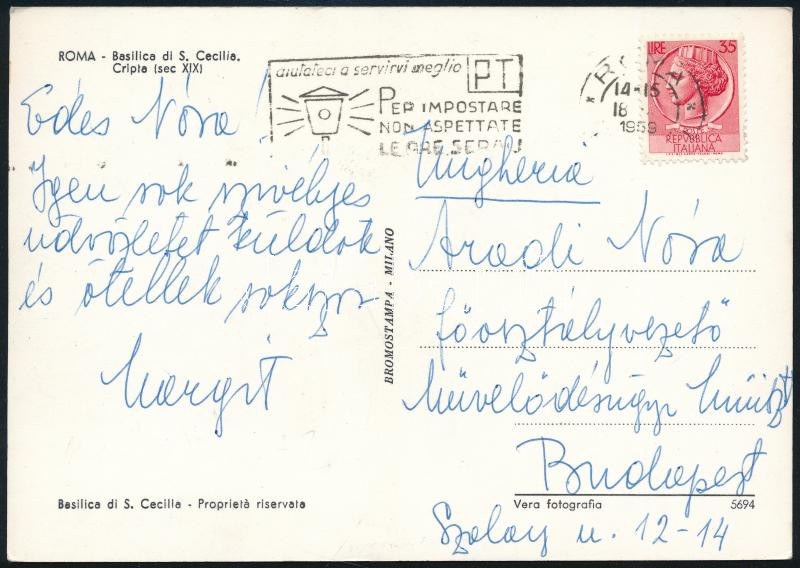 1959 Kovács Margit (1902-1977) Kossuth-díjas keramikus saját kezűleg ...