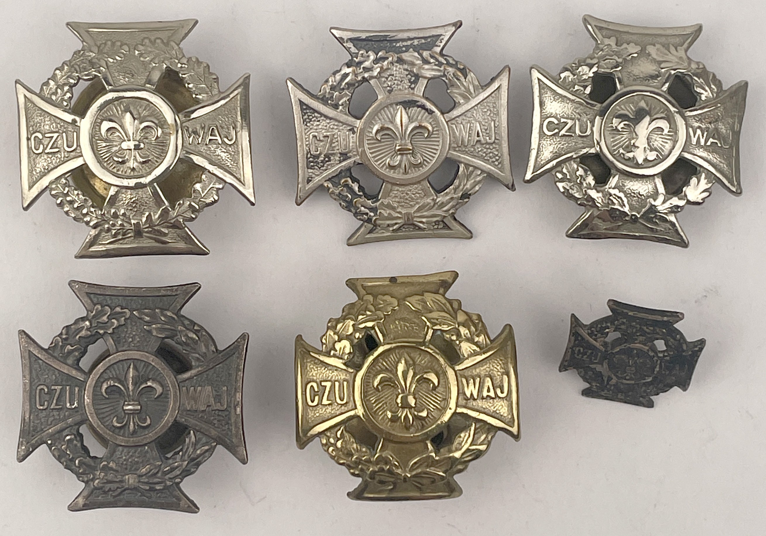 Polish Scouting Association, Scout Crosses - set (6pcs) - Online ...