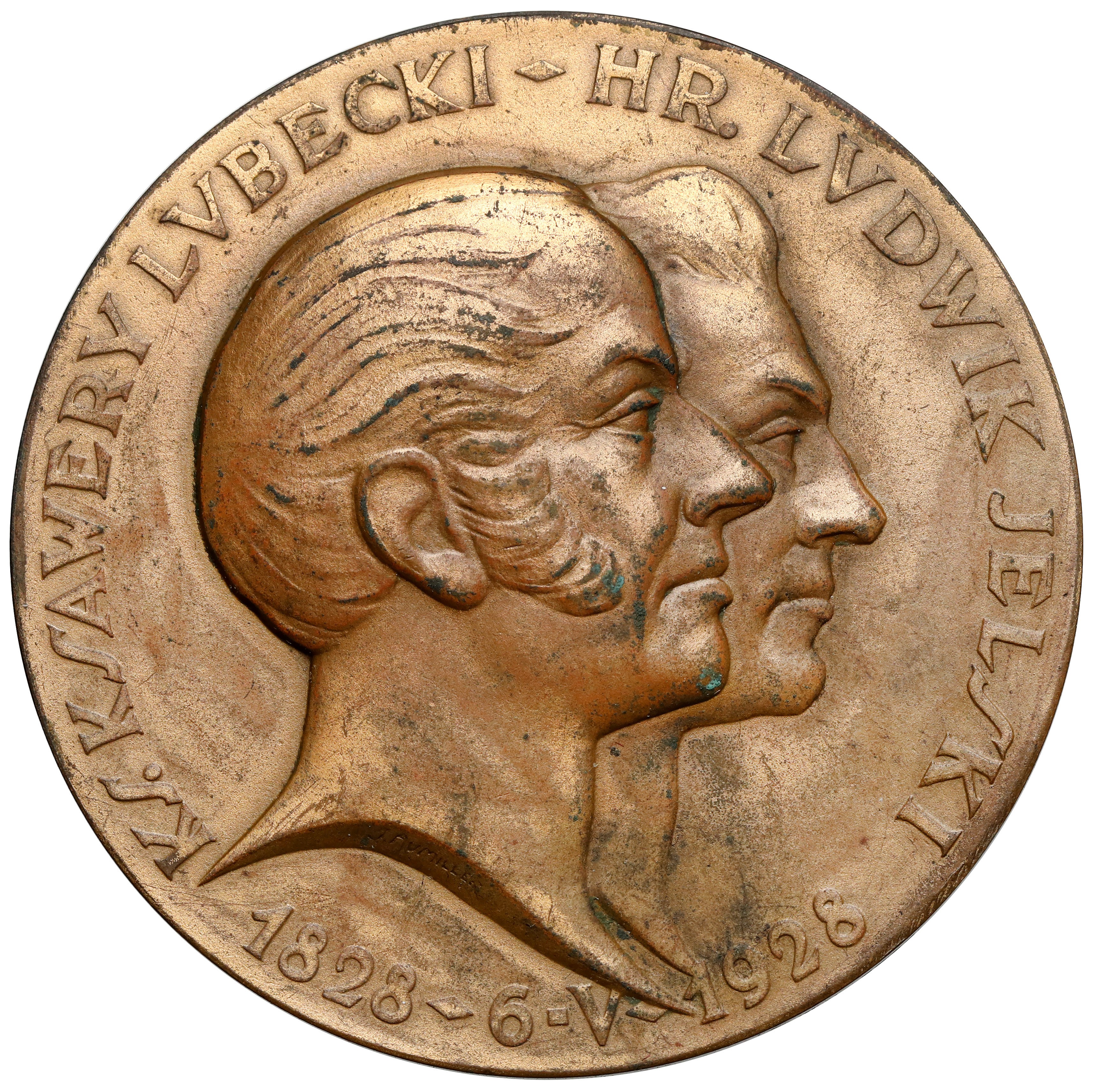 Medal 100-lecie Banku Polskiego 1928 - Lubecki Jelski - Aukcja ...