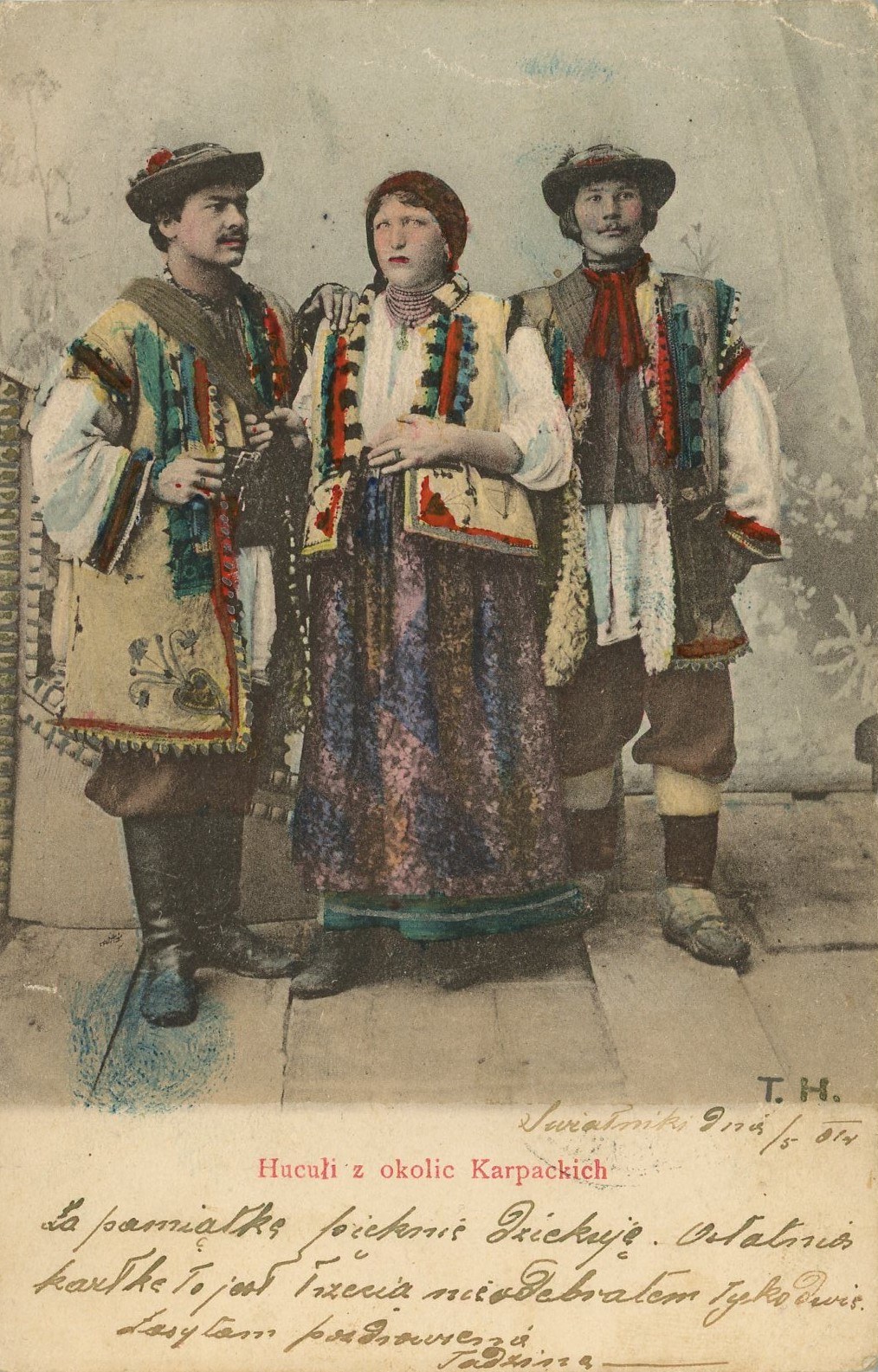 Typy Polskie - Huculi z okolic Karpackich, 1901 - Aukcja internetowa ...