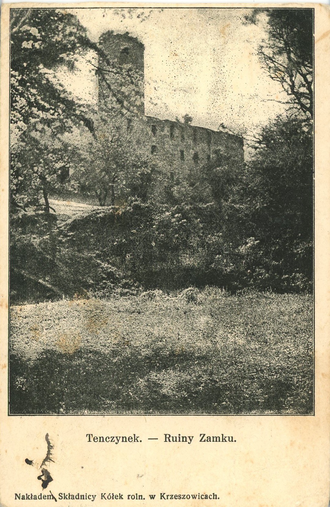 Tenczynek - Ruiny zamku, ok. 1925 - Aukcja internetowa / Licytacja ...