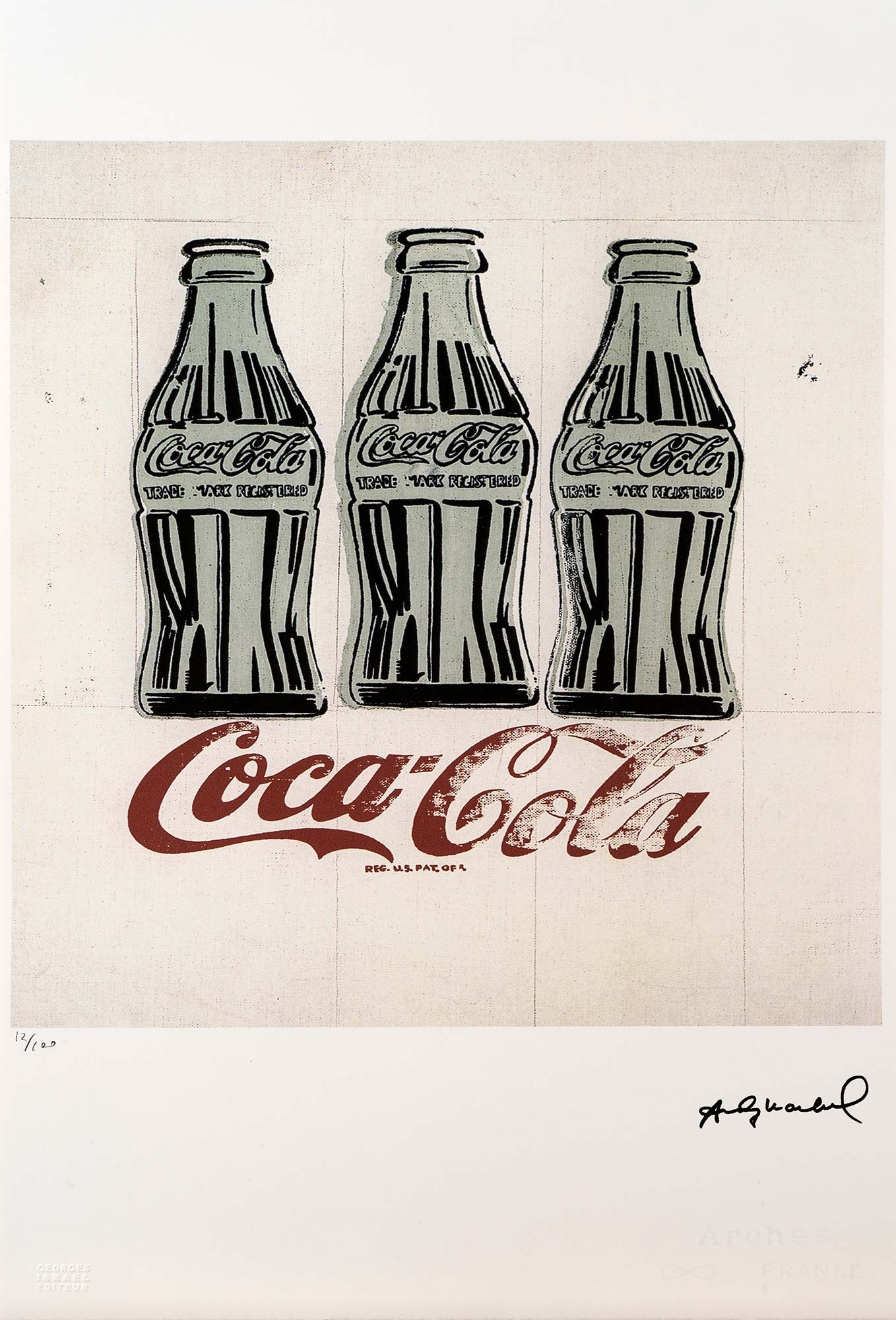 Andy Warhol Paintings Coca Cola Andy Warhol Original Watercolor And