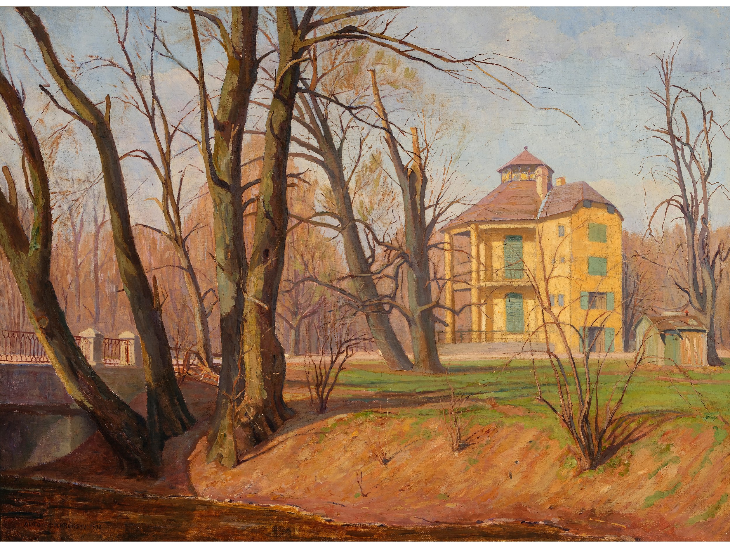 Anton Hans Karlinsky, Wiedeń 1872 - 1945 Rossatz, Dom uciech na ...