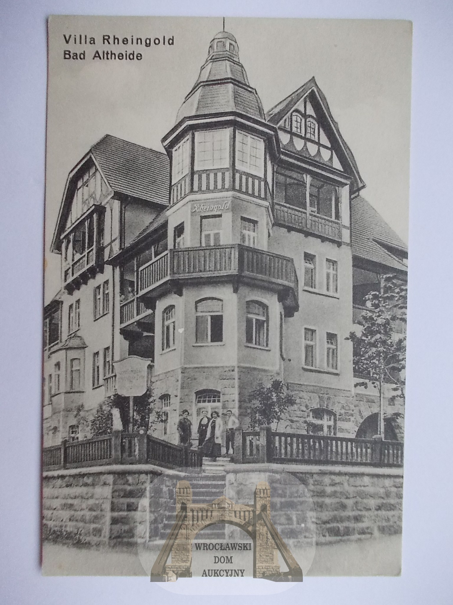 Polanica Zdrój, Bad Altheide, willa Rheingold, ok. 1920 - Aukcja ...