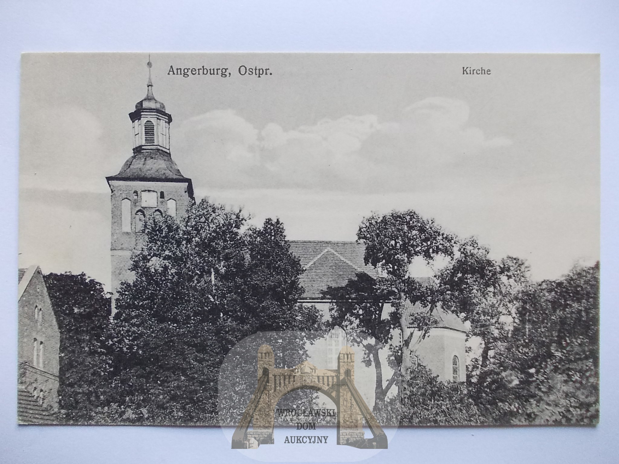 Węgorzewo, Angerburg, kościół, ok. 1915 - Aukcja internetowa ...