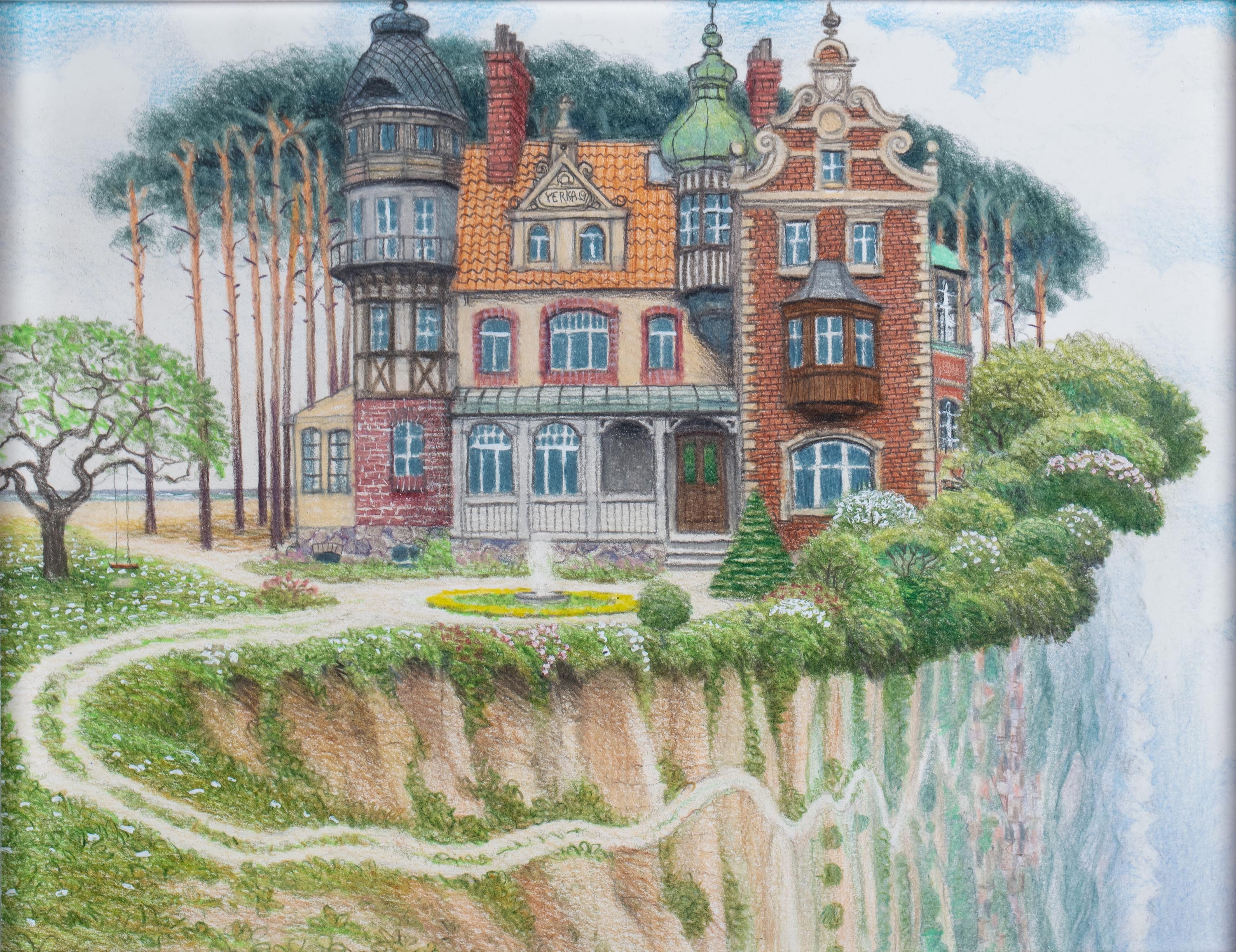 Jacek Yerka (ur. 1952), Kamienica rodzinna, 2019 - Aukcja internetowa ...