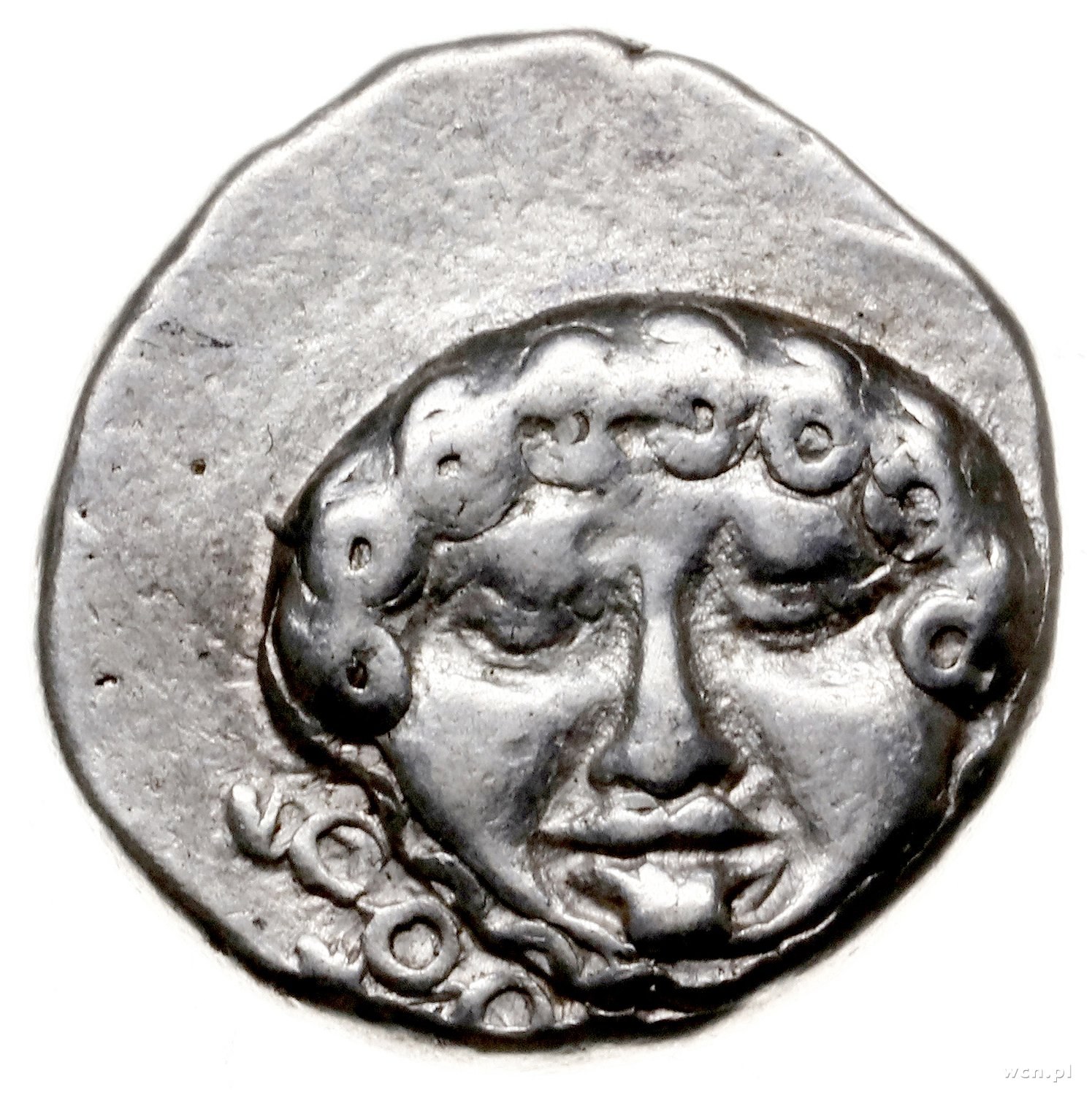 drachma 400-350 pne, Aw: Głowa Gorgony na wprost; Rw: K... - Aukcja ... drachma 400-350 pne, Aw: Głowa Gorgony na wprost; Rw: K... - Aukcja ...