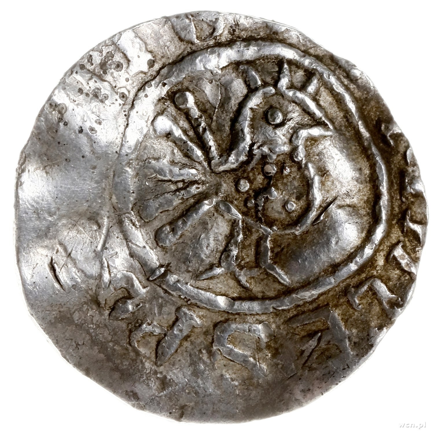 denar typu princes polonie, odmiana pierwotna (niezbarb... denar typu princes polonie, odmiana pierwotna (niezbarb...