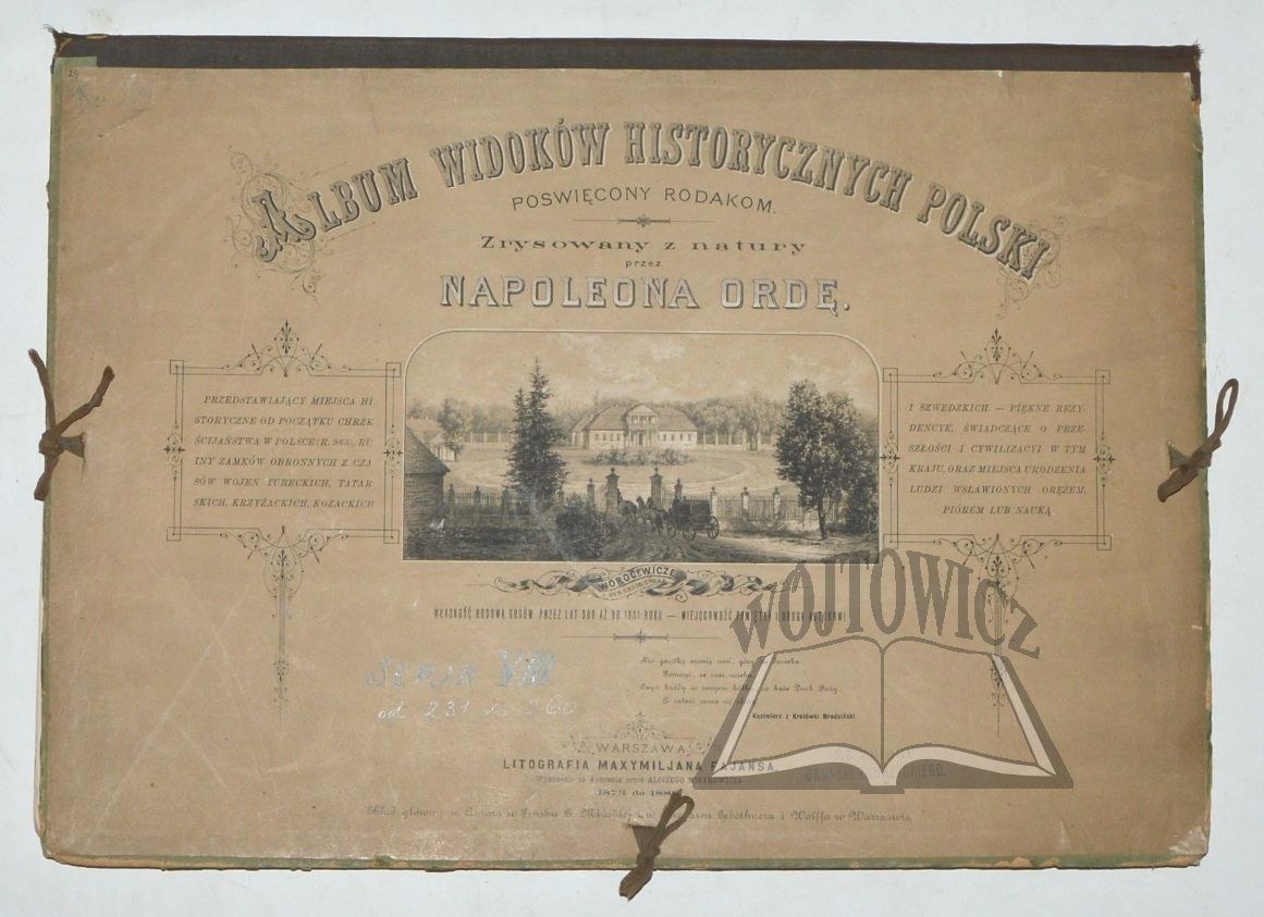 ORDA Napoleon, Album widoków Polski przedstawiających miejsca ...