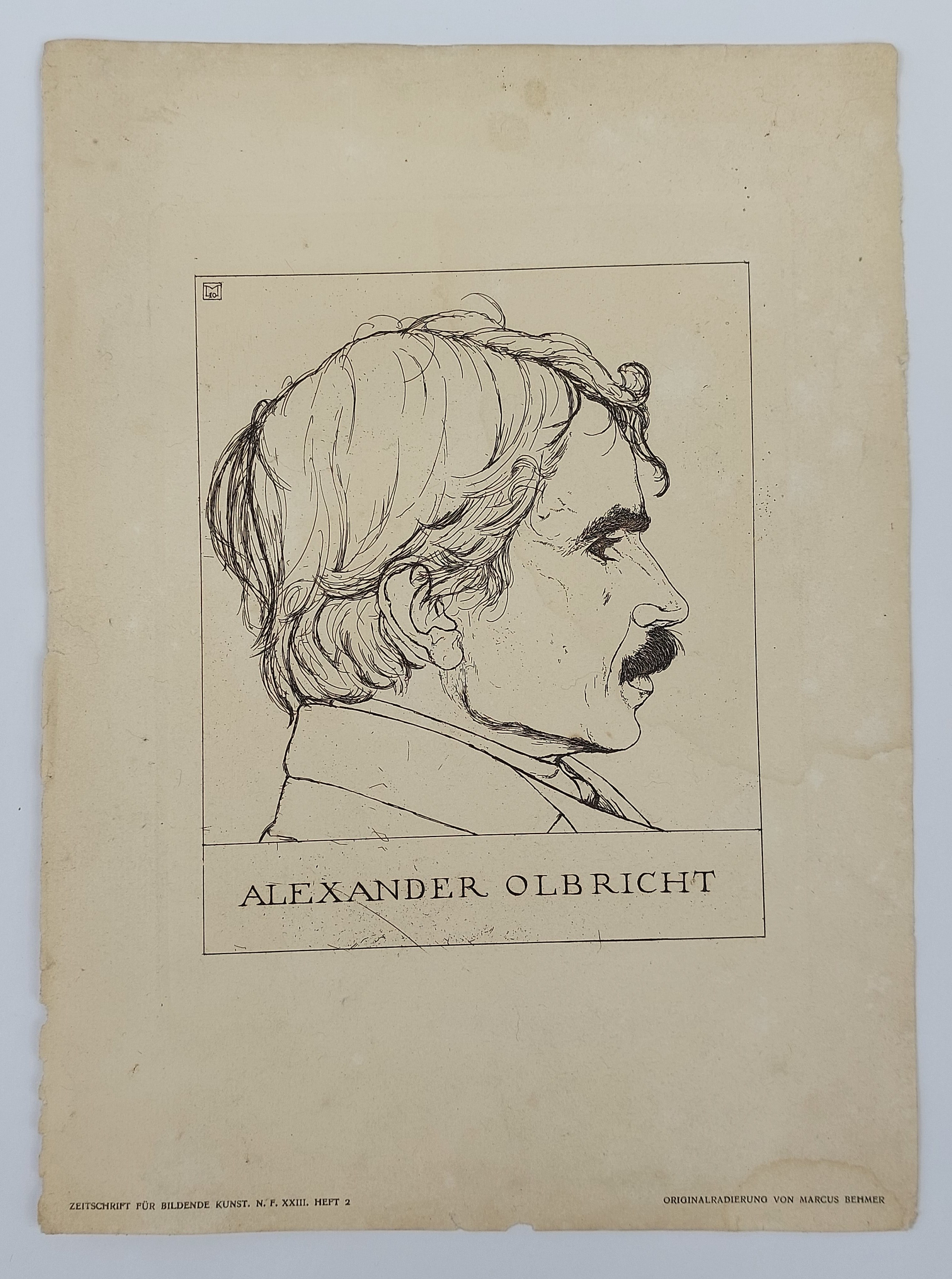 Grafika, drzeworyt? Alexander Olbricht - Aukcja internetowa / Licytacja ...