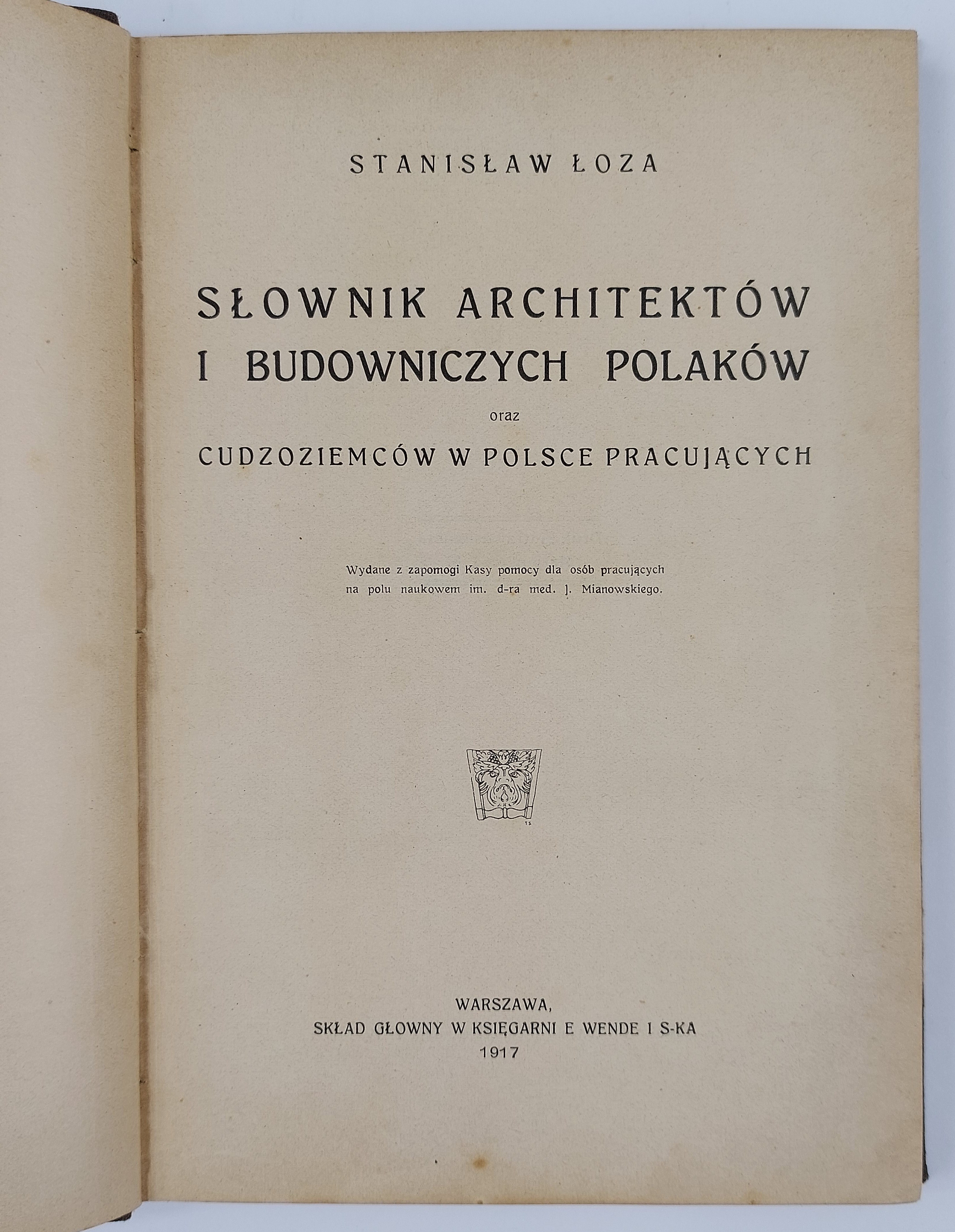 Stanislaw Loza, Dictionary of Architects and Builders of Poles and ...
