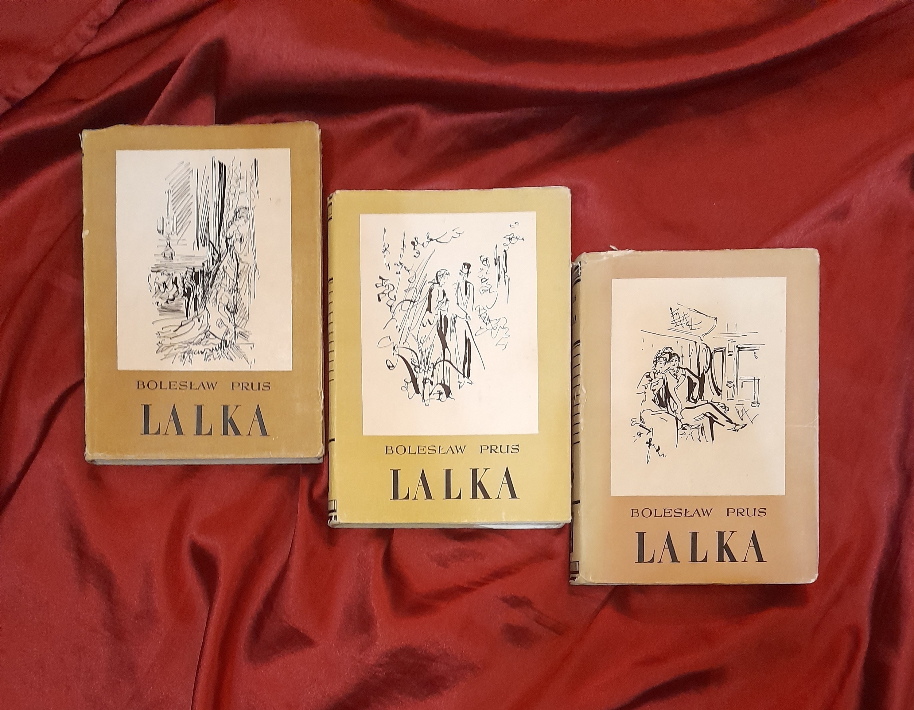 PRUS Bolesław - Lalka (3 tomy) (ilustracje Antoni UNIECHOWSKI) - Aukcja internetowa / Licytacja ...