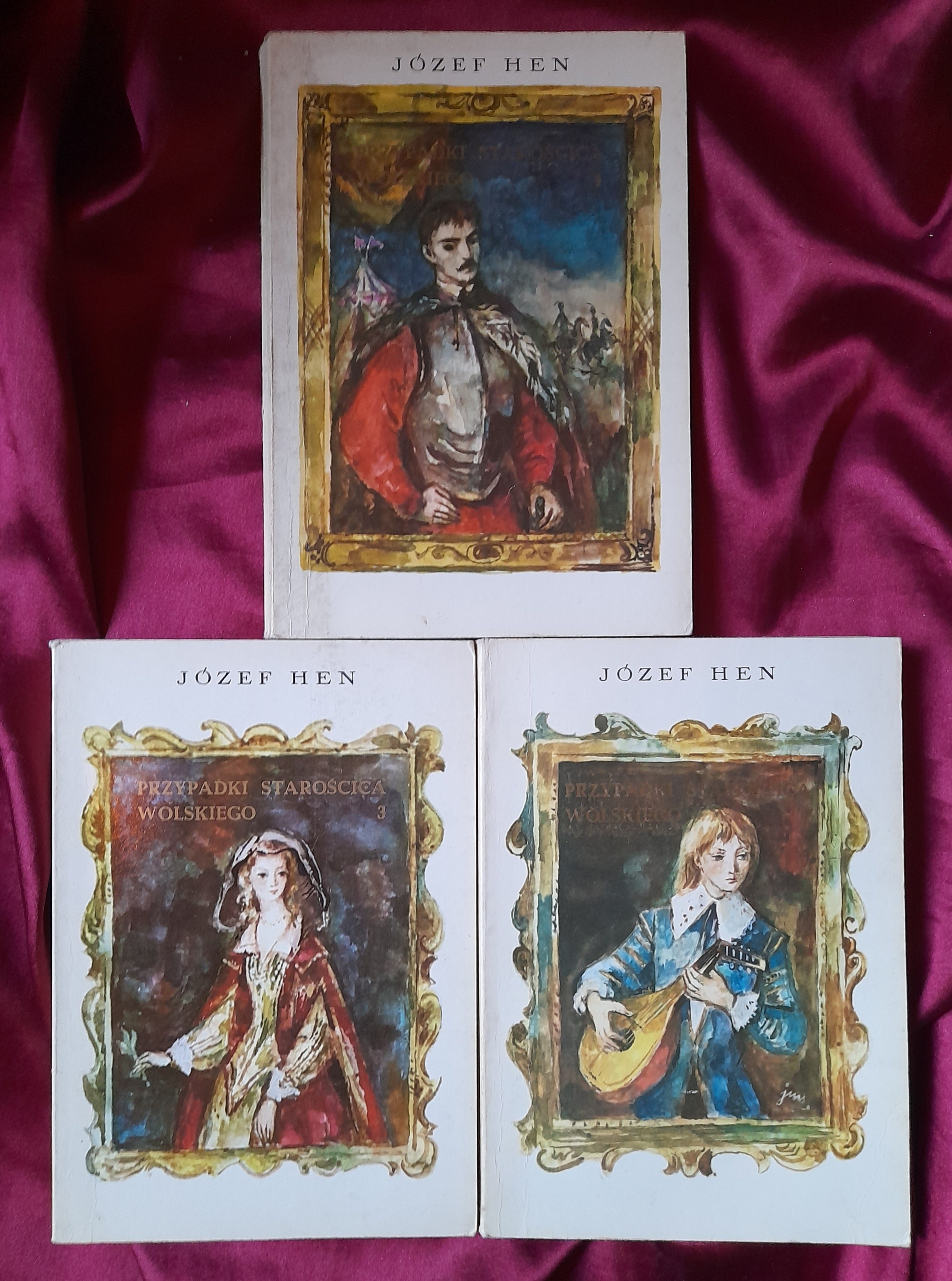 HEN Józef - Przypadki starościca Wolskiego (3 tomy) / ilustracje Jan ...