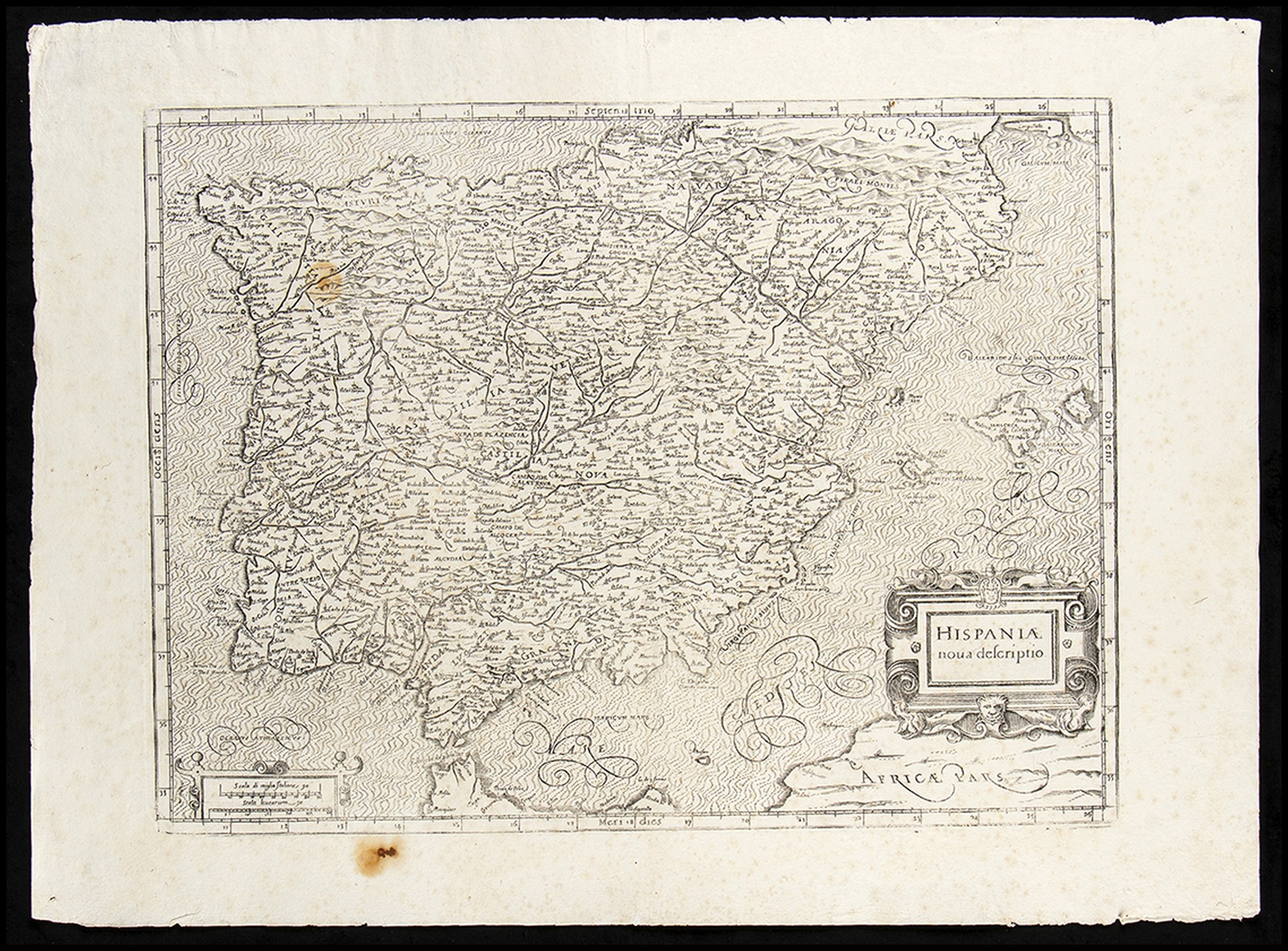 Matteo Florimi (1540-c.1613) ?, Hispania nova descriptio - Online ...