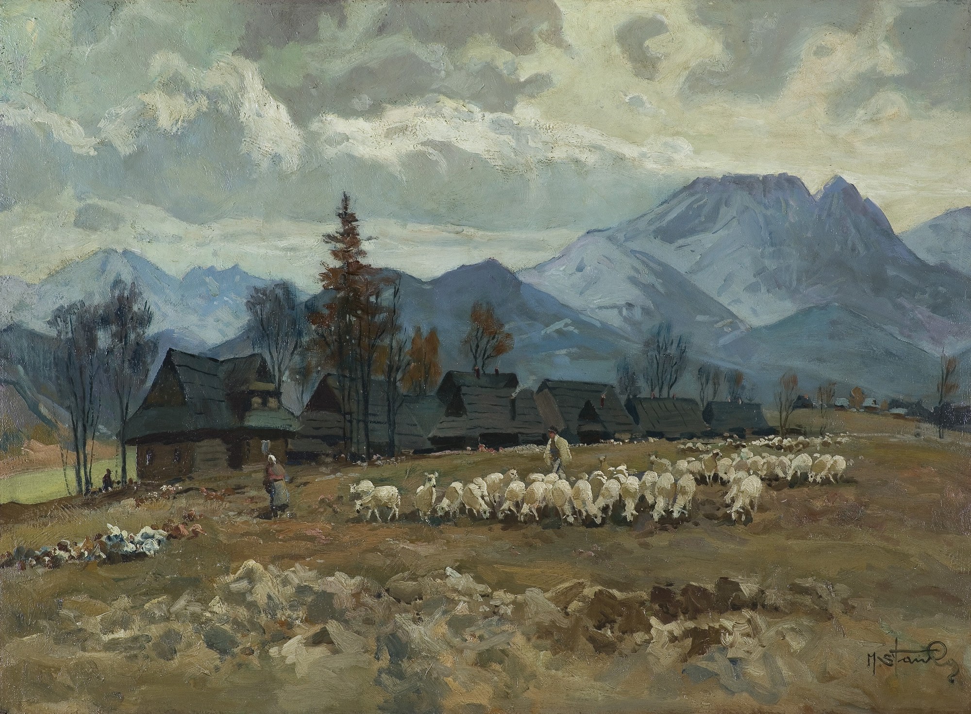Michał Stańko, OWCE NA HALI POD GIEWONTEM - Aukcja internetowa ...