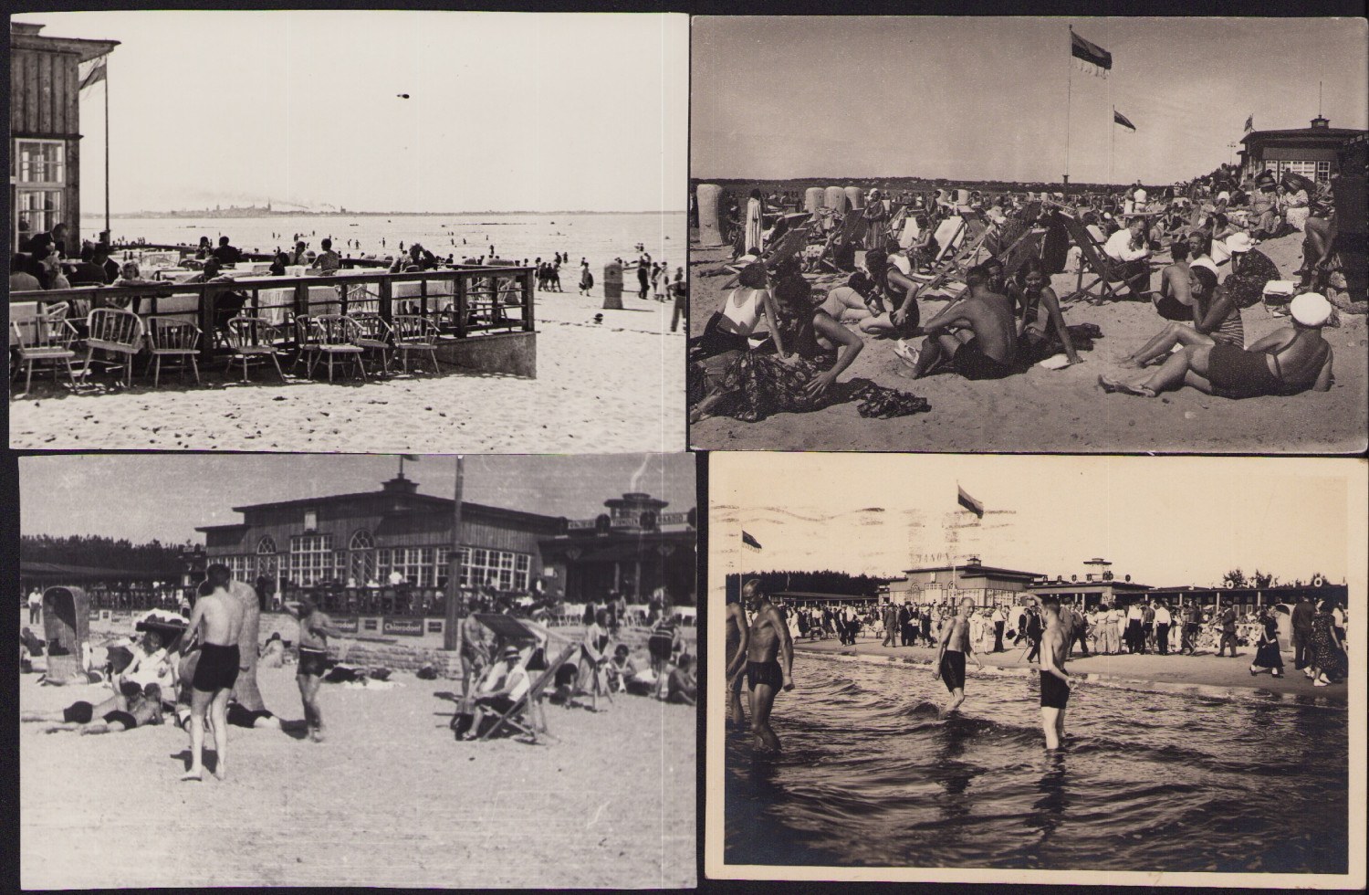 Estonia Group of postcards - Pirita rand before 1940 (4) - Aukcja ...