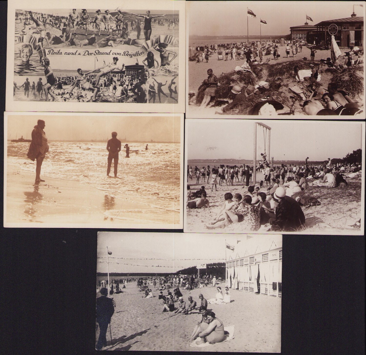 Estonia Group of postcards - Pirita rand, Pirita elu ja ilu before 1940 ...