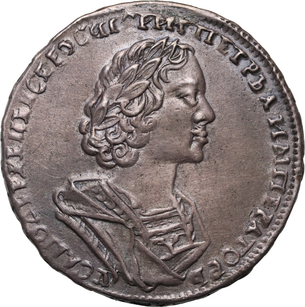 Russia, Peter I, Poltina 1724, Moscow - Online auction / Online bidding ...
