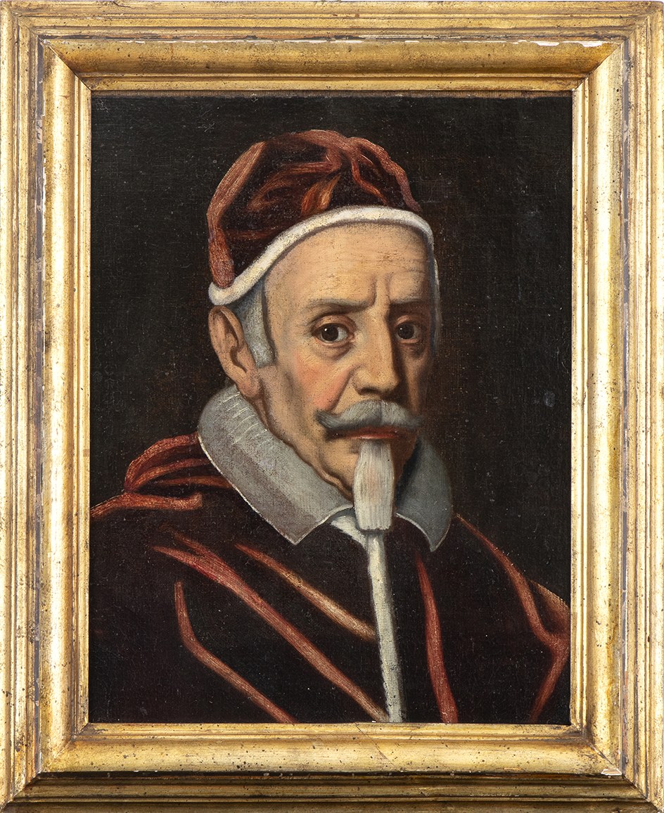 ROMAN SCHOOL, SECOND HALF OF 17th CENTURY, Portrait of Cardinal Fabio ...