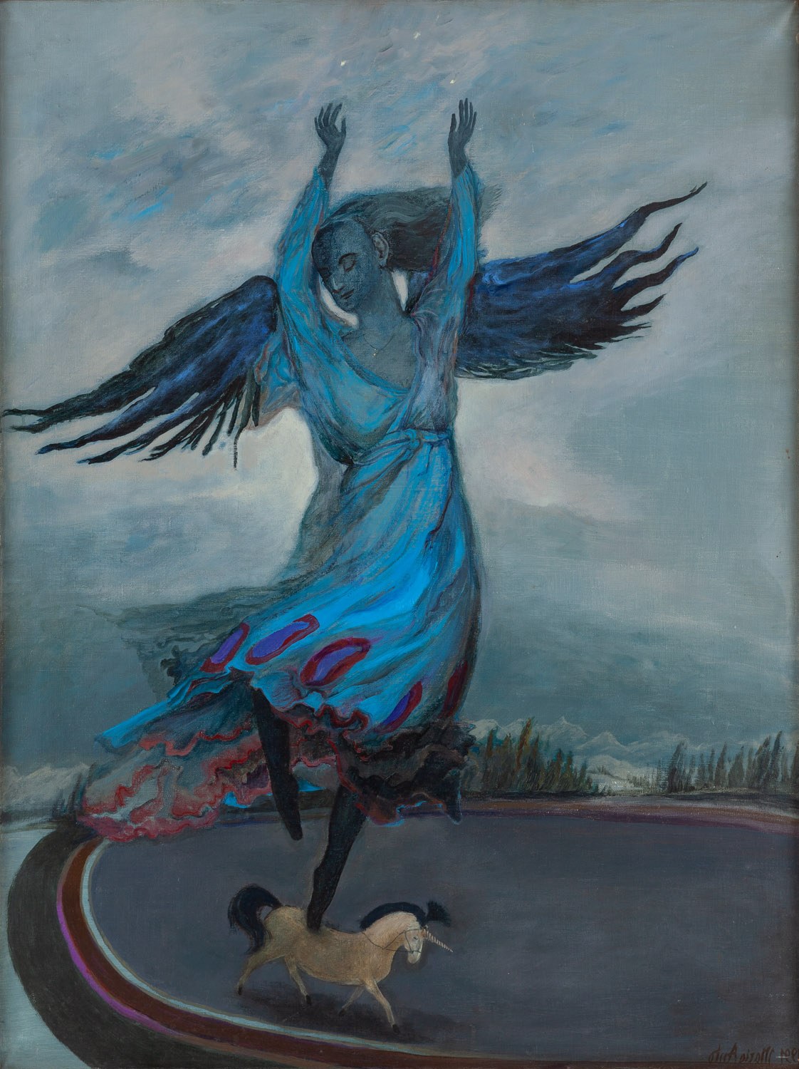 Maria Anto (1937 Warszawa - 2007 Warszawa), "Anioł tańczy", 1991 ...