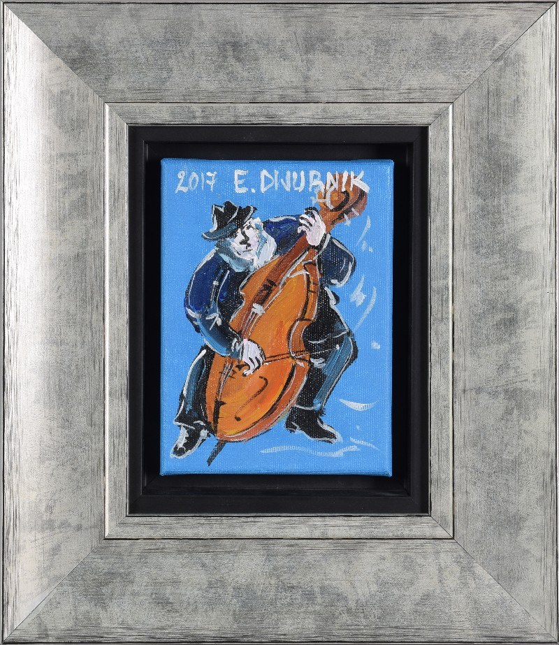 Edward DWURNIK (1943-2018), Kontrabasista, 2017 - Aukcja internetowa / Licytacja online - Cena ...