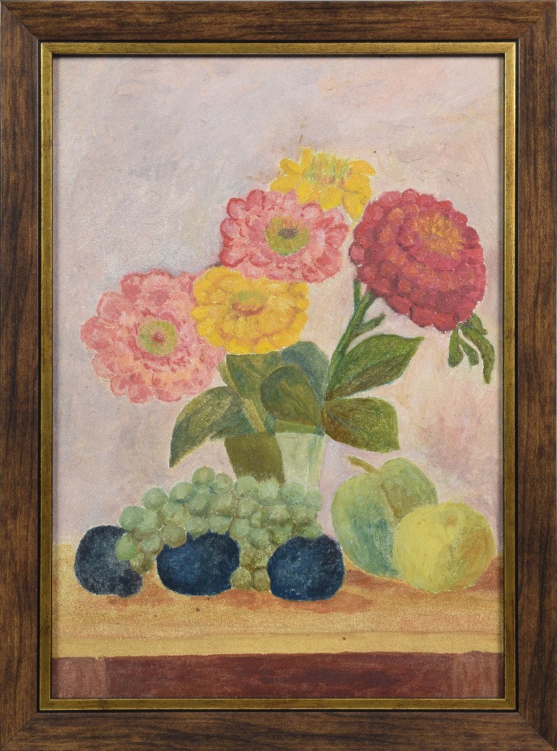Leonard PĘKALSKI (1896-1944), Martwa natura z kwiatami i owocami, lata ...