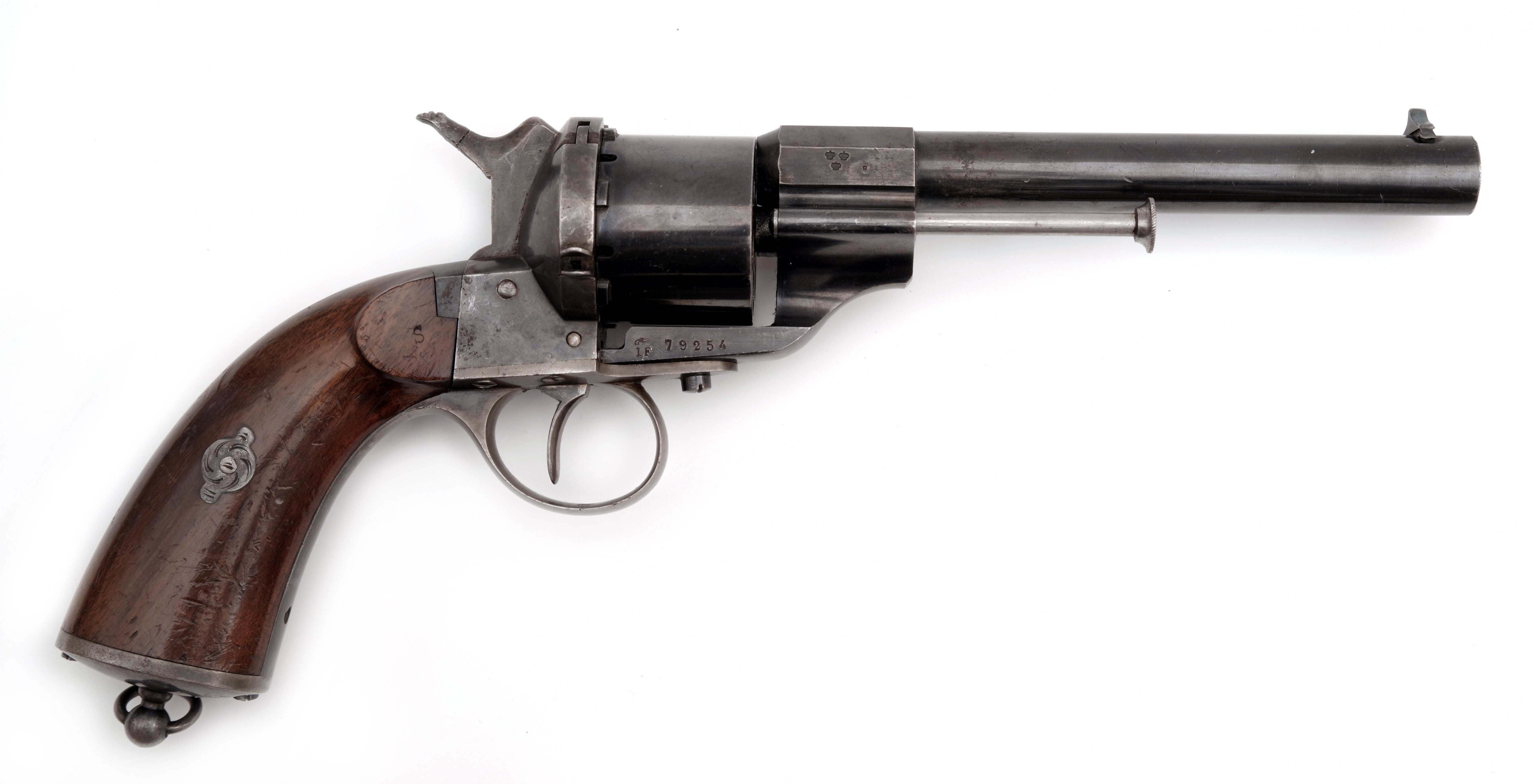 Švédský revolver Lefaucheux model 1863-79 pro armádu a námořnictvo ...