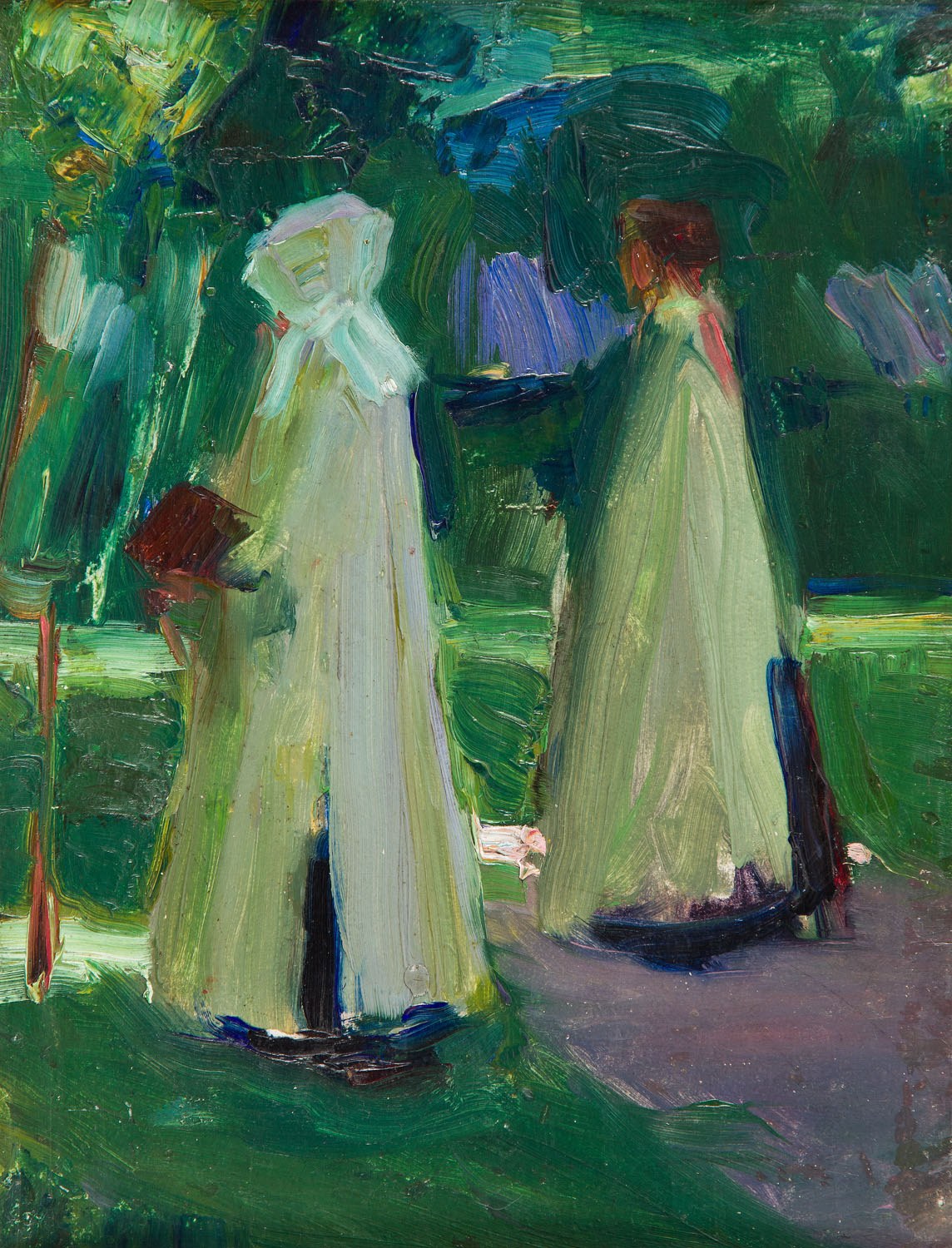 Henryk Hayden (1883 Warszawa - 1970 Paryż), "Kobiety w ogrodzie ...