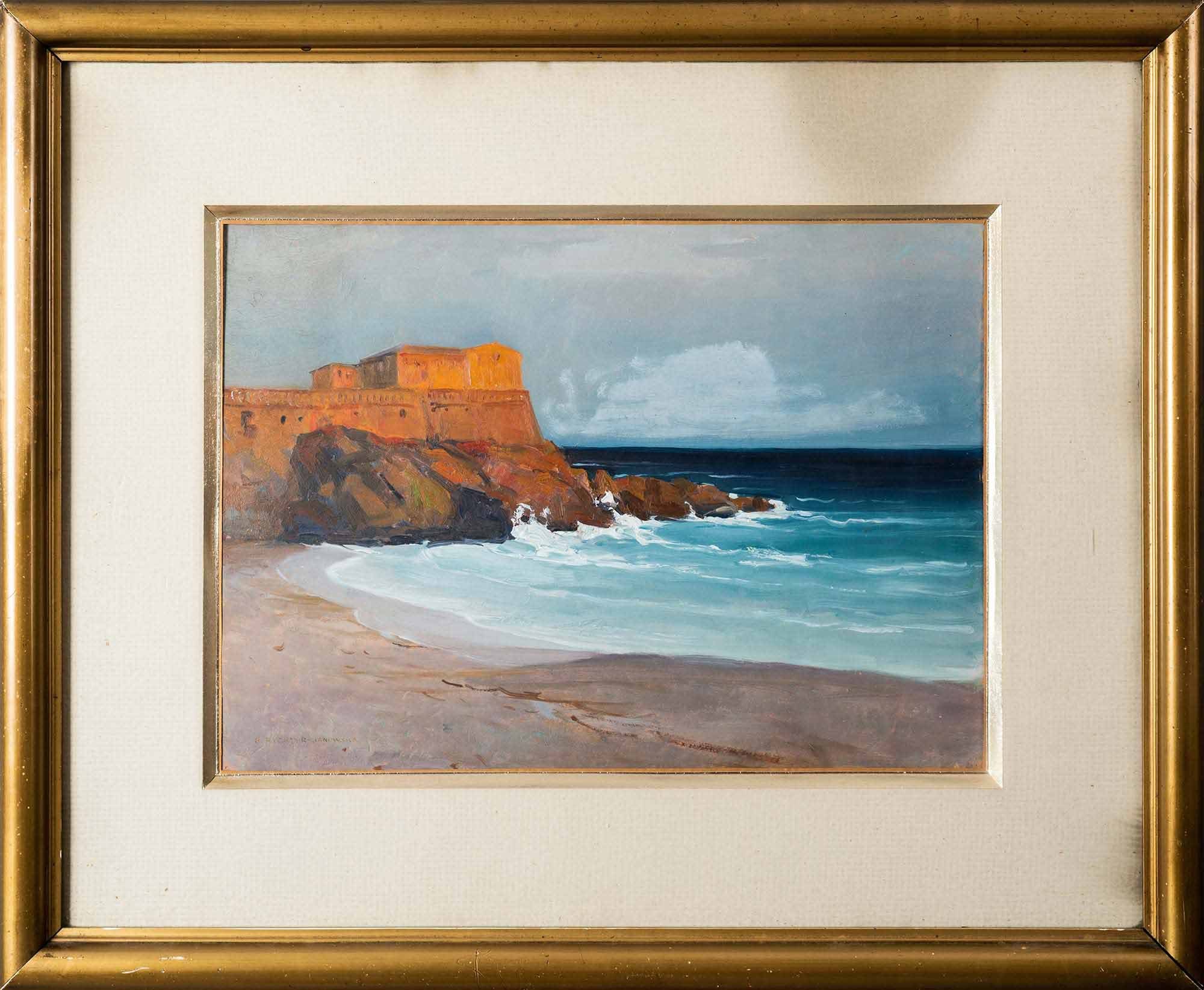 Bronisława Rychter-Janowska (1868 - 1953), Skalisty brzeg - Aukcja ...