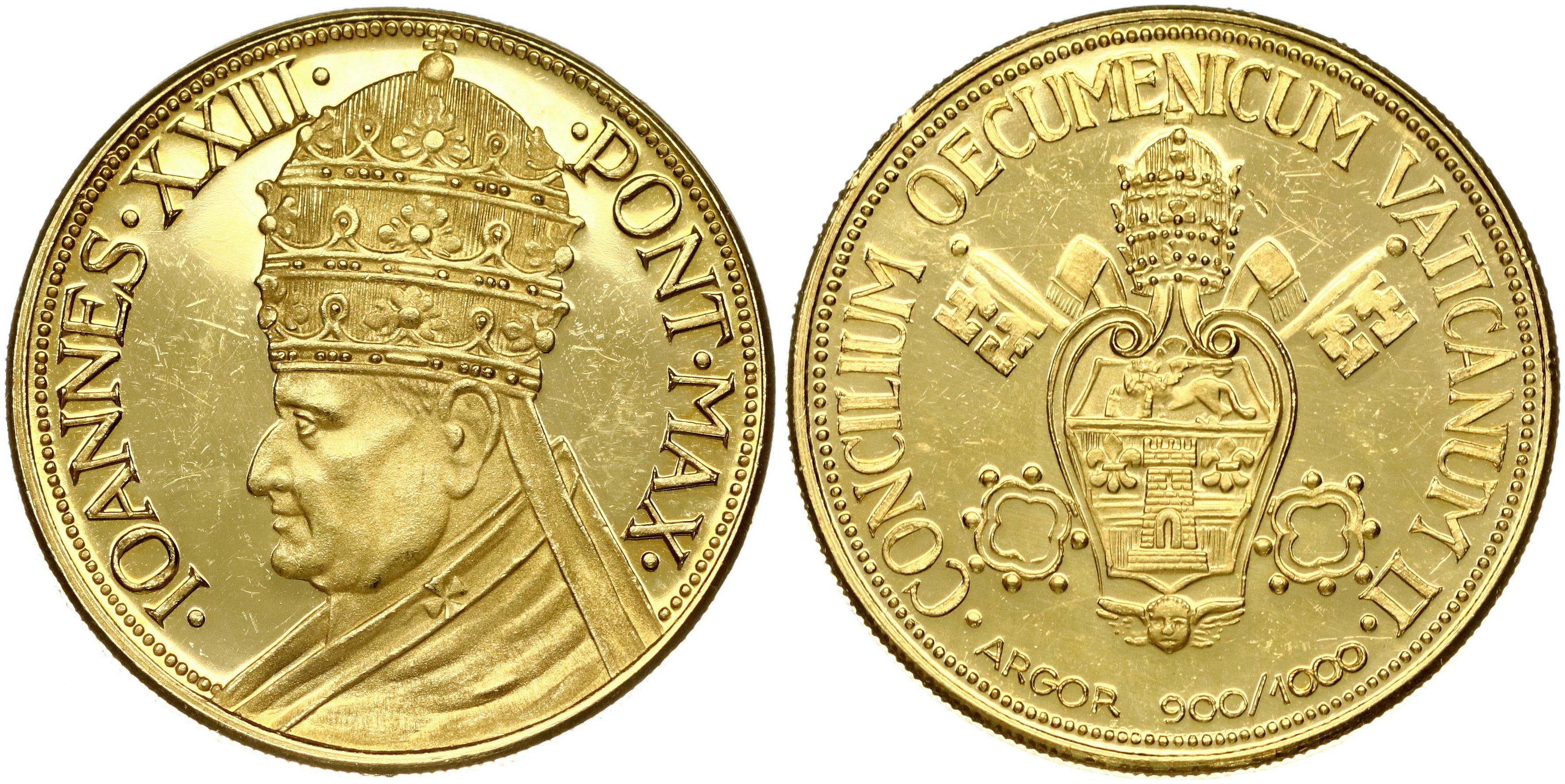 Italy Vatican City Medal (1962) Joannes XXIII Second Ecumenical Council ...