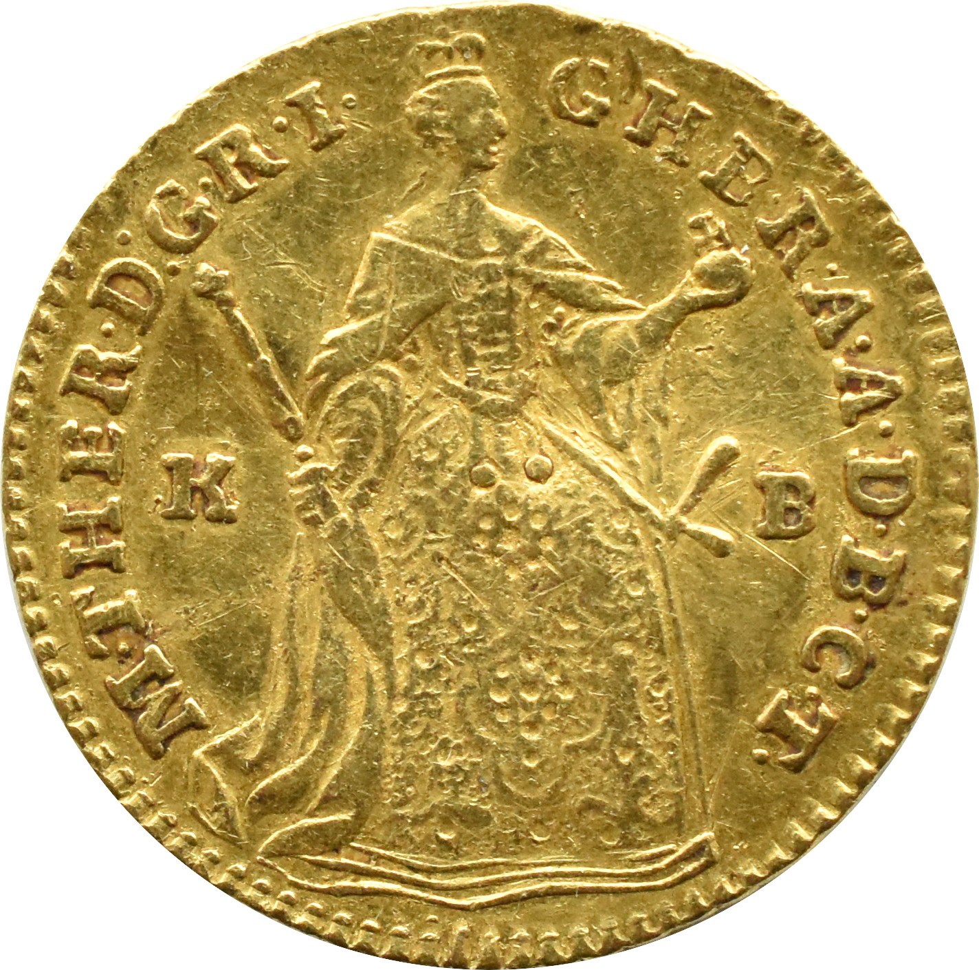 Austria, Maria Teresa, dukat 1754 KB, Kremnica - Aukcja internetowa ...