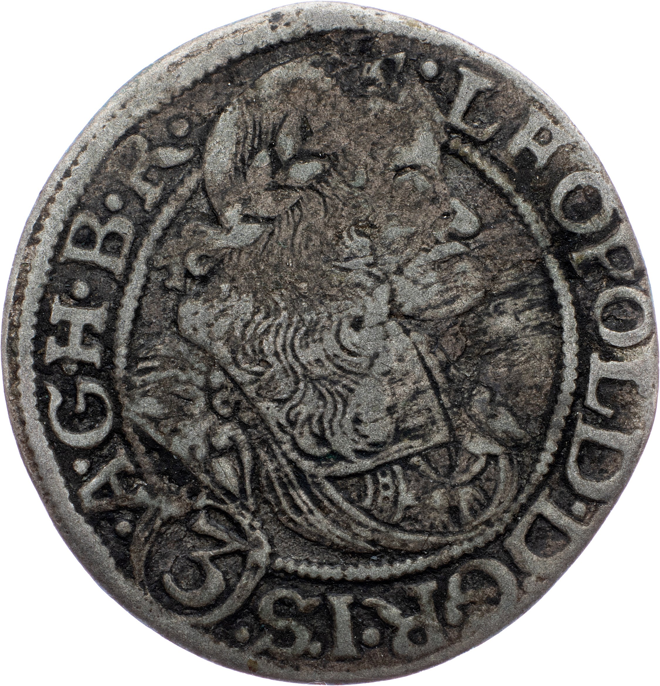 Leopold I., 3 Kreuzer 1668, SHS, Wrocław - Aukcja internetowa ...
