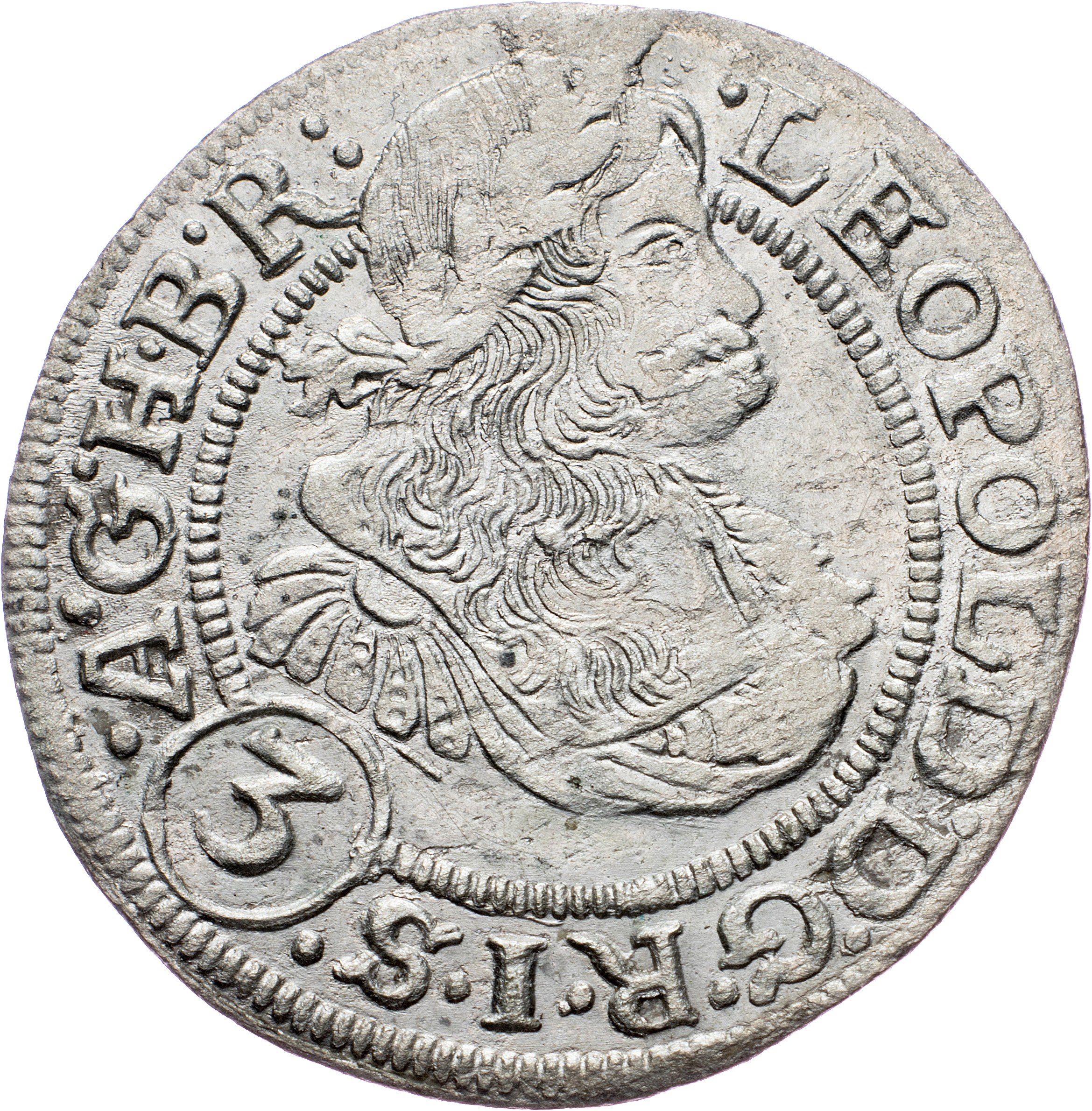 Leopold I., 3 Kreuzer 1670, SHS, Breslau - Aukcja internetowa / Licytacja online - Cena - OneBid