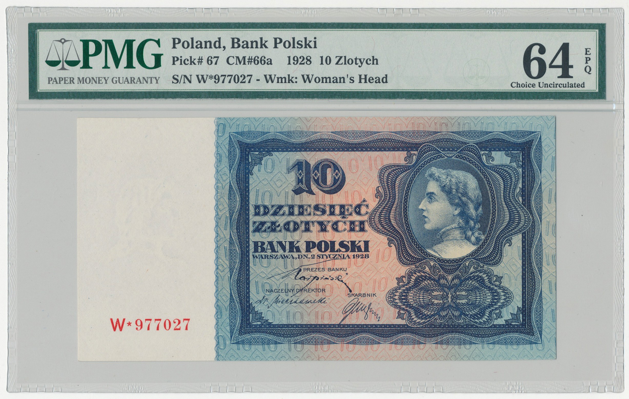 10 złotych 1928 - W★ - PMG 64 EPQ - Aukcja internetowa / Licytacja ...