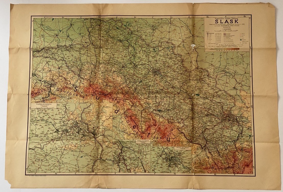 [Map] J. Szaflarski, A. Wrzosek - Śląsk Wrocław 1945 - Online auction ...