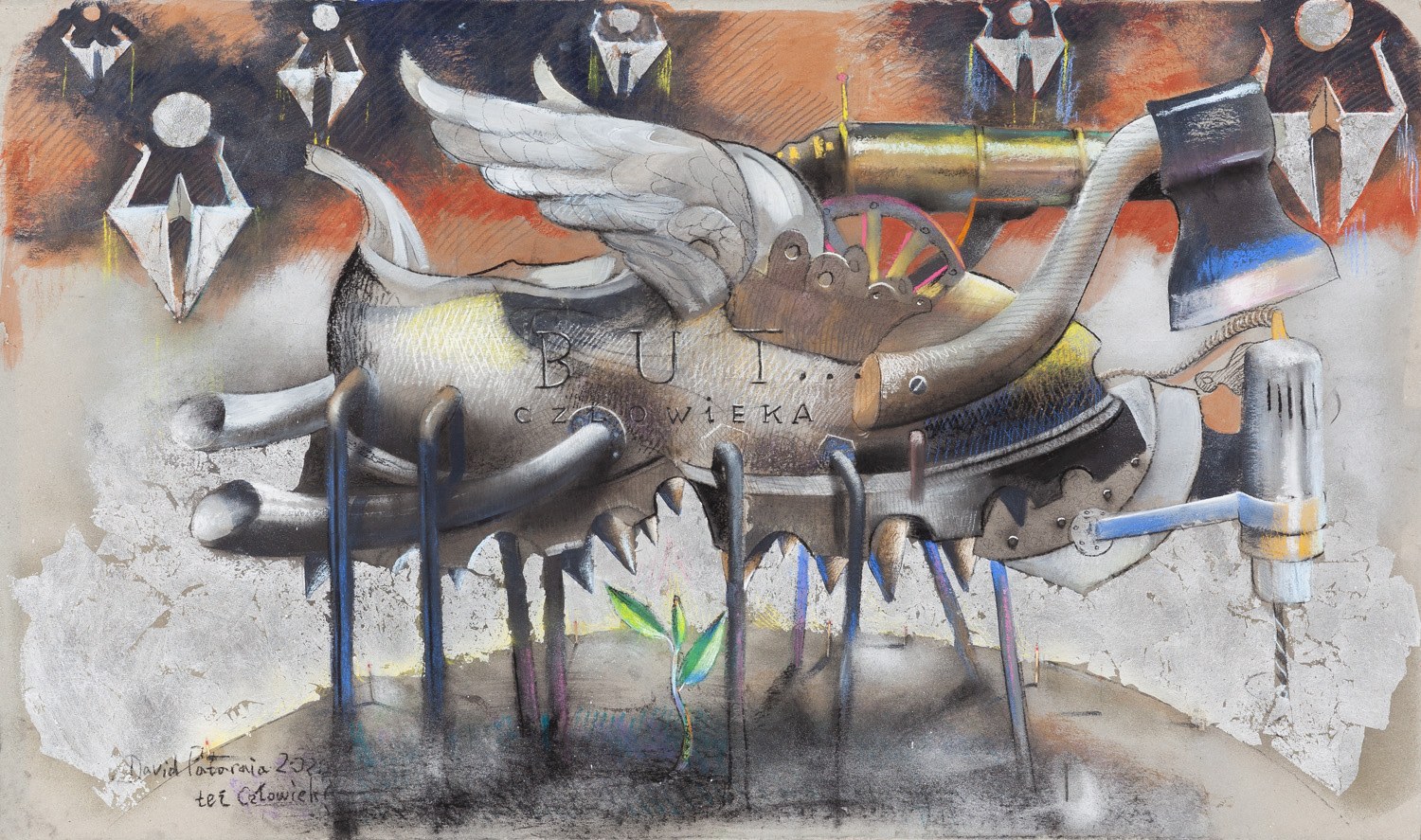 David Pataraia (ur. 1971, Lanczchuti), "Też człowiek", 2020 - Aukcja ...